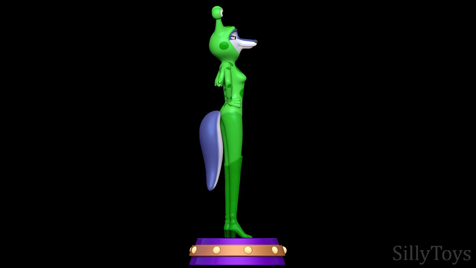 Porsha Crystal Alien Suit - Sing 2 3D Model by SillyToys