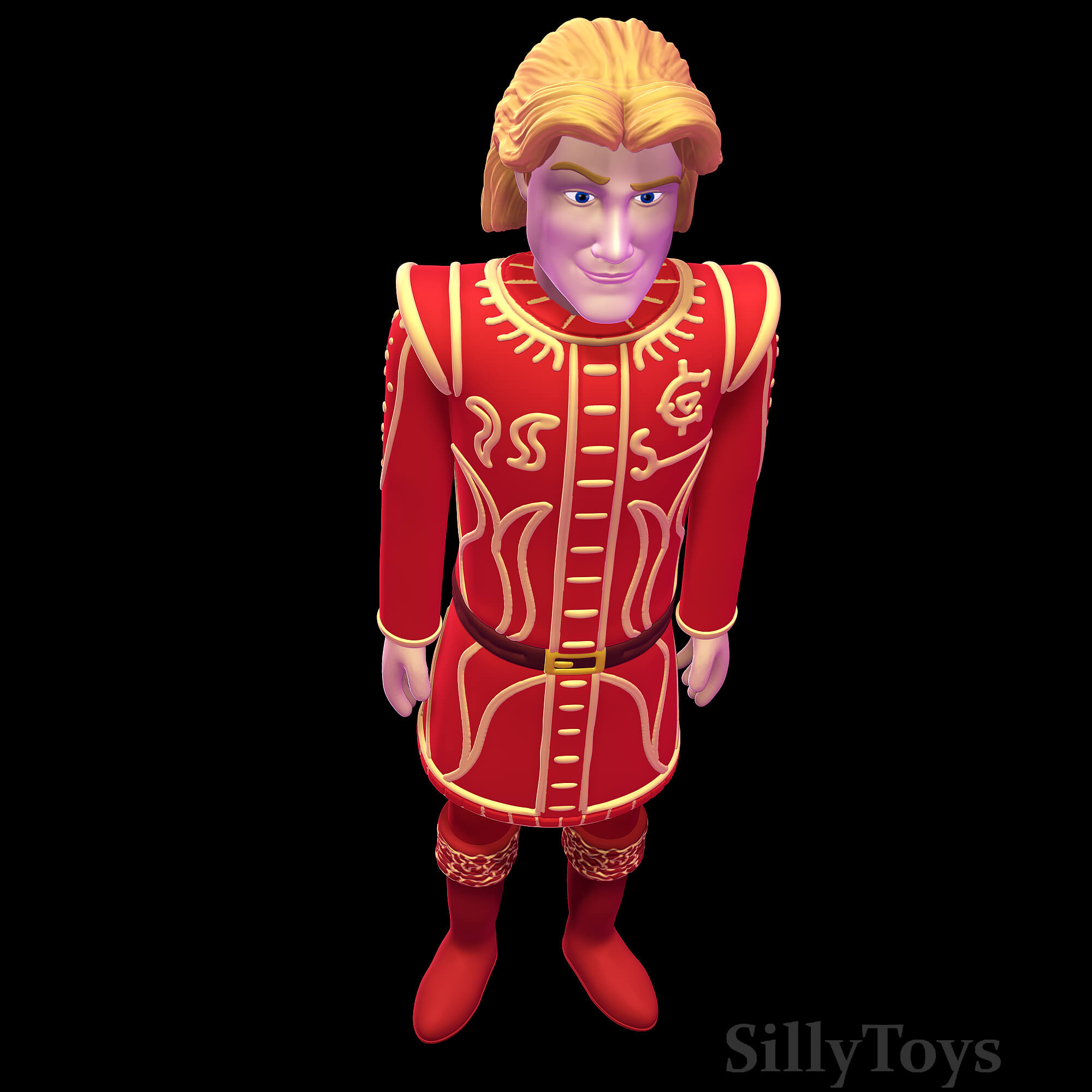 Prince Charming - Shrek 3D Model by SillyToys