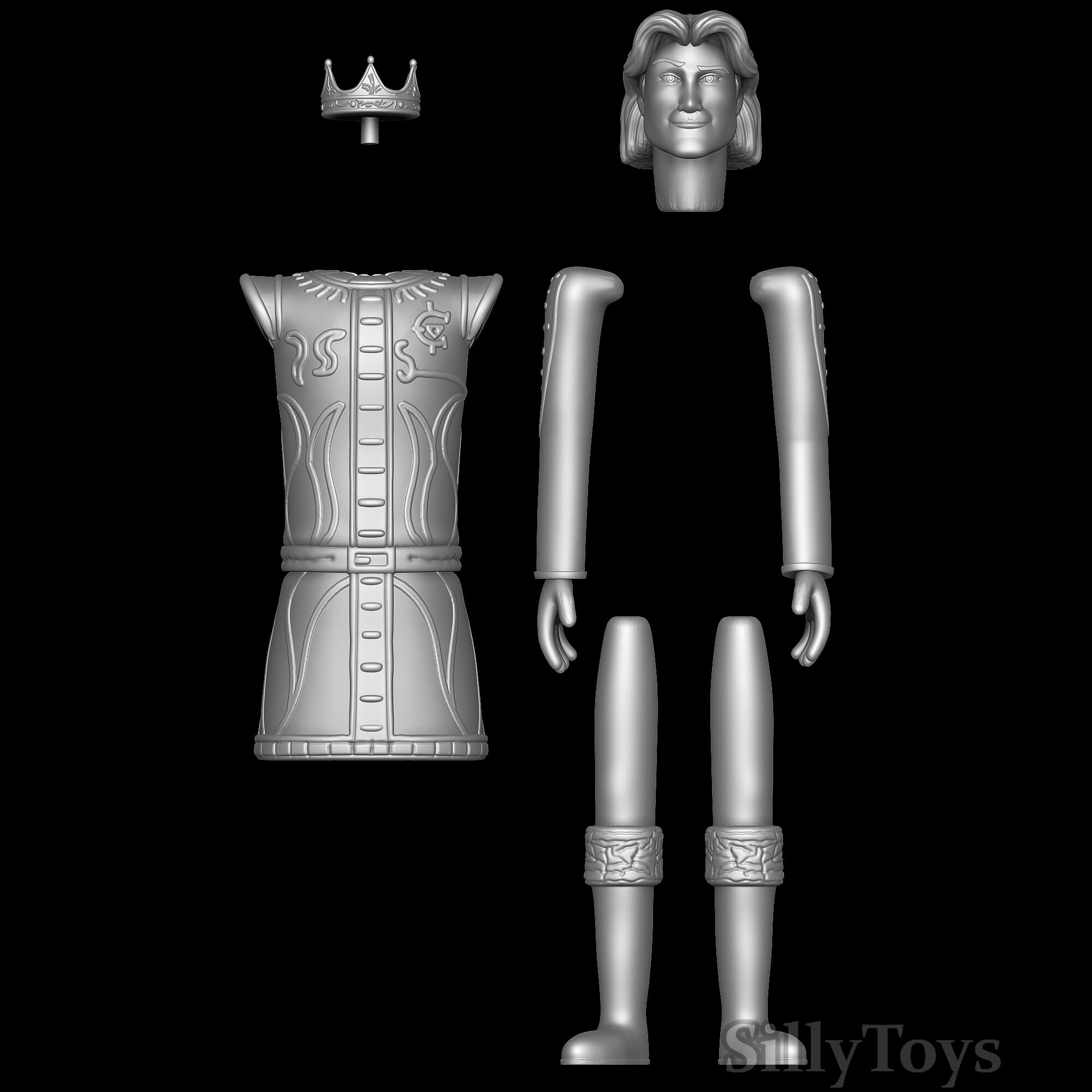 Prince Charming - Shrek 3D Model by SillyToys