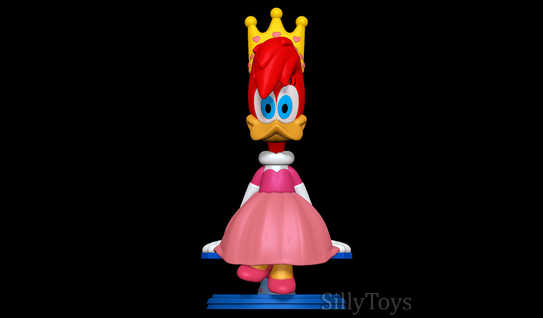 Princess Winnie Woodpecker - 3D Model by SillyToys