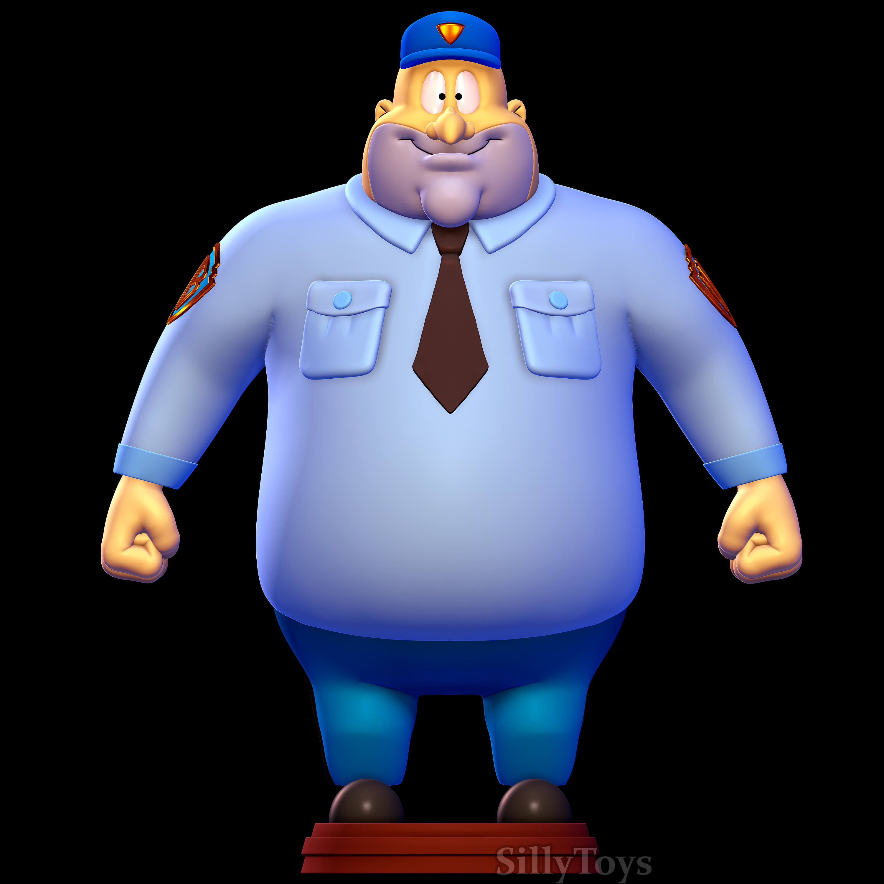 Ralph T. Guard - Animaniacs 3D Model by SillyToys