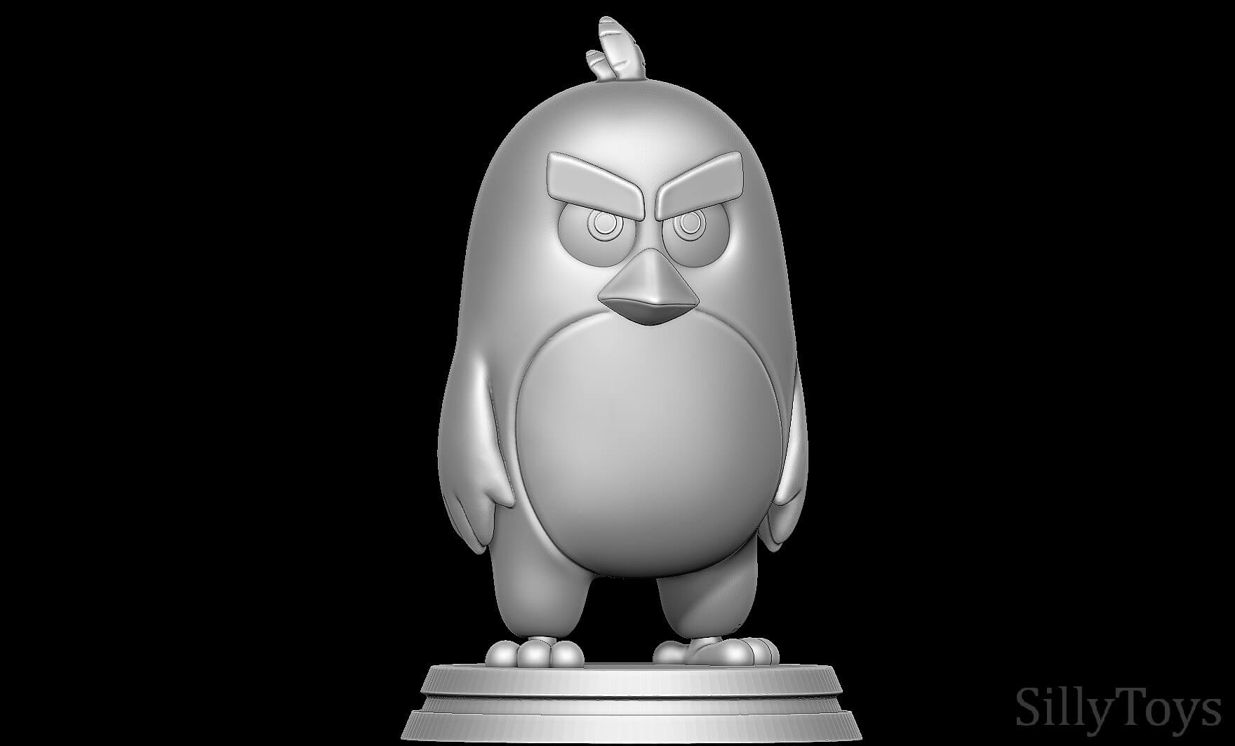 Red - The Angry Birds Movie 3D Model by SillyToys