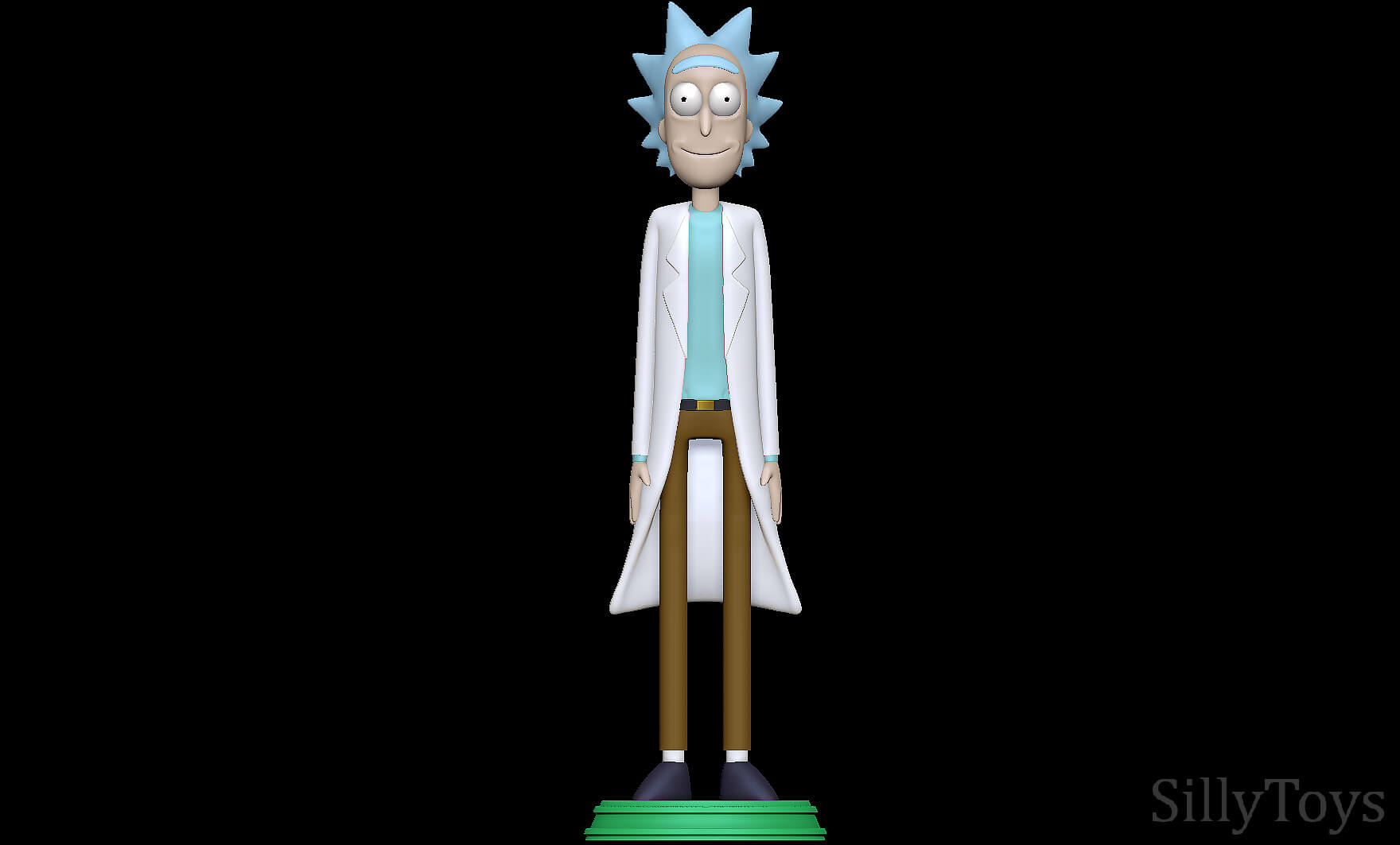 Rick Sanchez - Rick and Morty 3D Model by SillyToys
