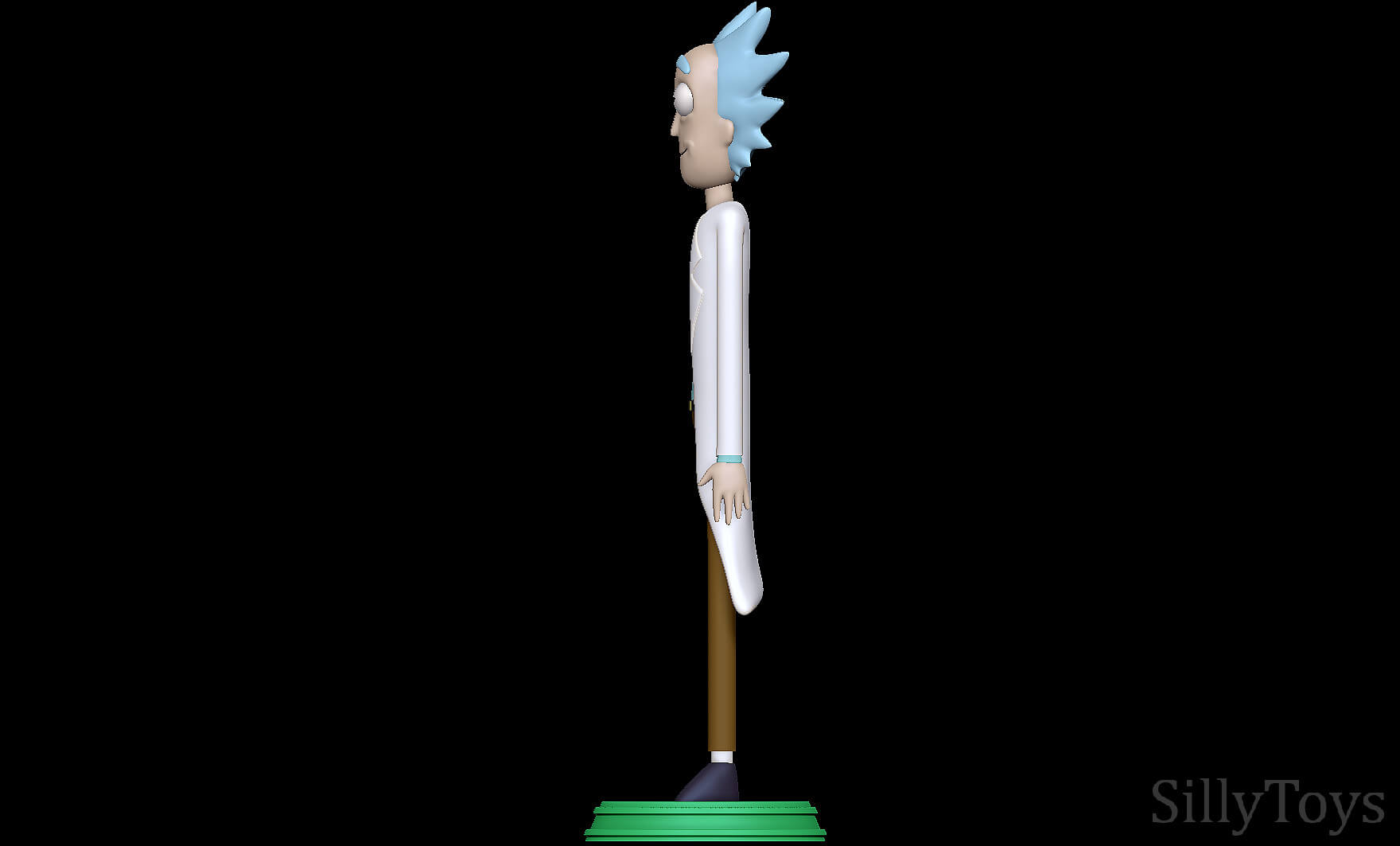 Rick Sanchez - Rick and Morty 3D Model by SillyToys