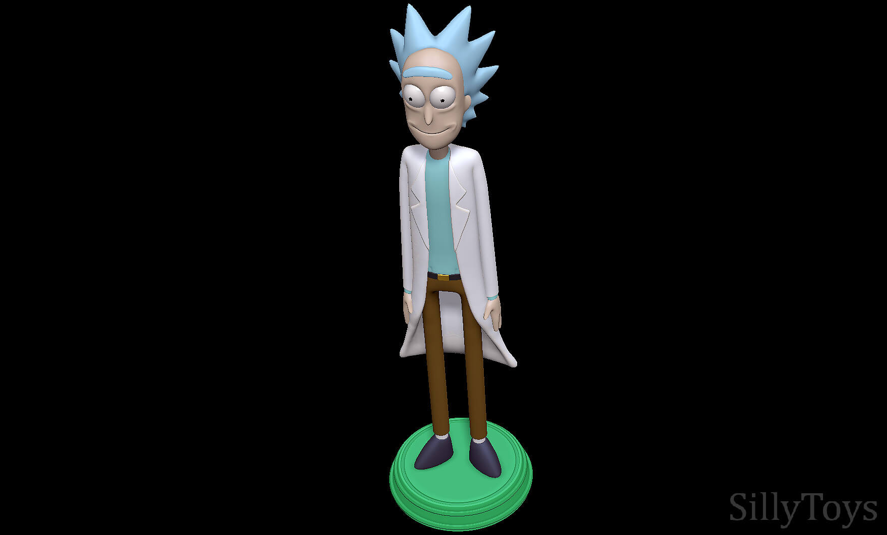 Rick Sanchez - Rick and Morty 3D Model by SillyToys
