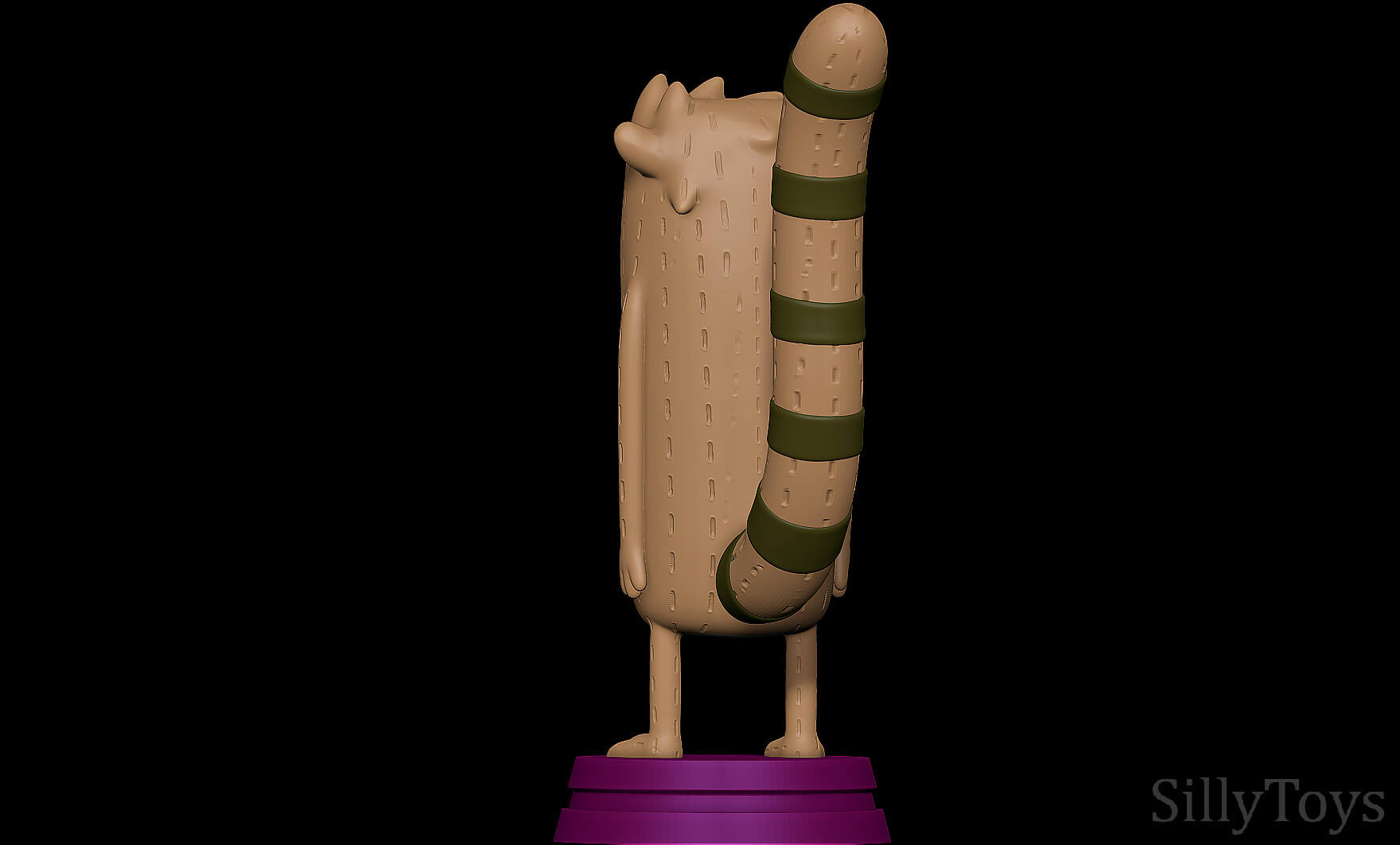 Rigby - Regular Show 3D Model by SillyToys