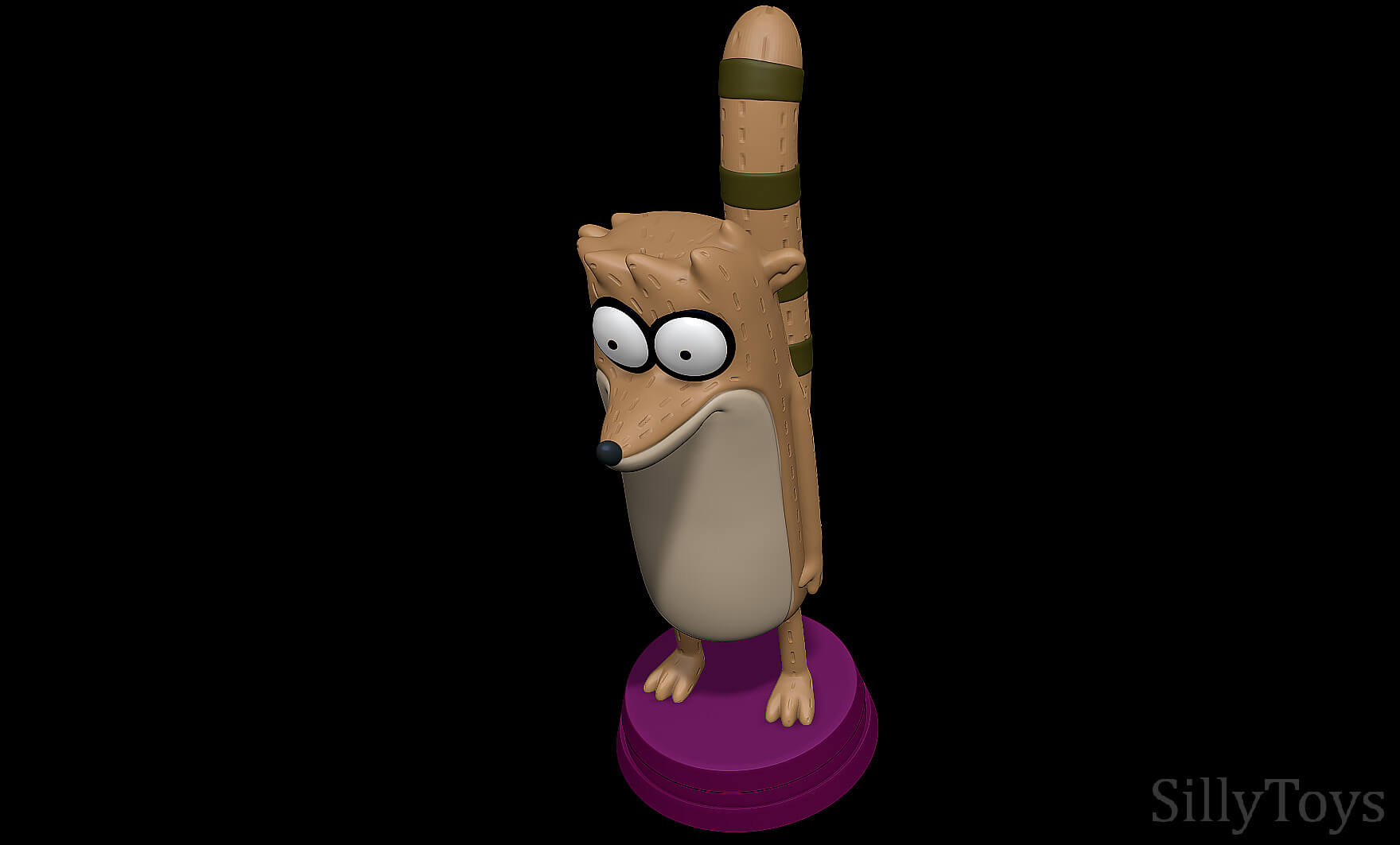 Rigby - Regular Show 3D Model by SillyToys