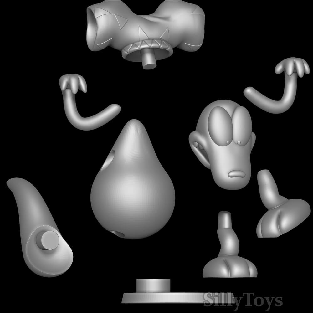 Rocko - Rocko's Modern Life 3D Model by SillyToys