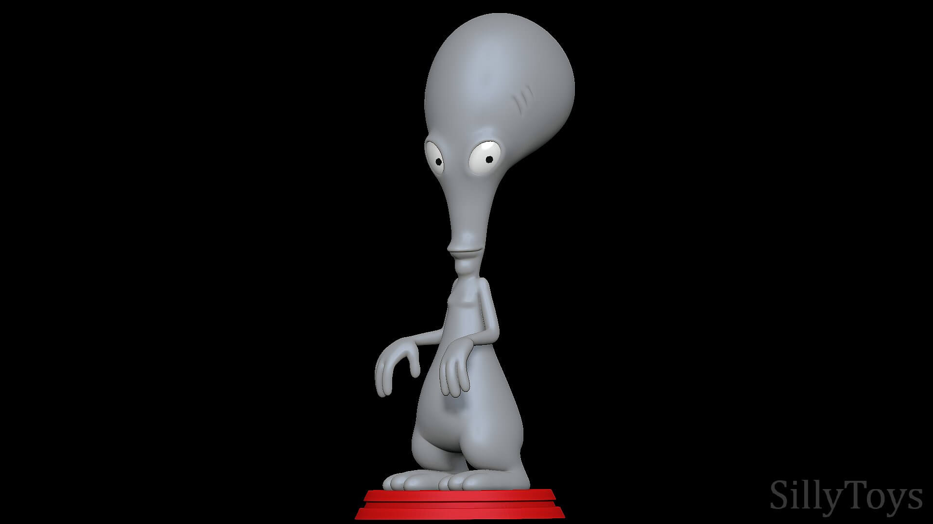 Roger - American Dad 3D Model by SillyToys