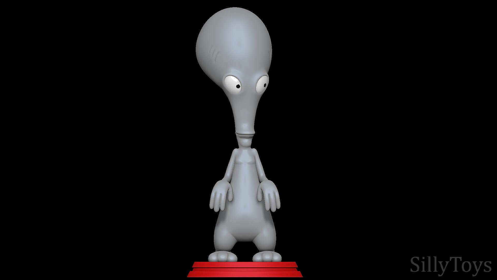 Roger - American Dad 3D Model by SillyToys