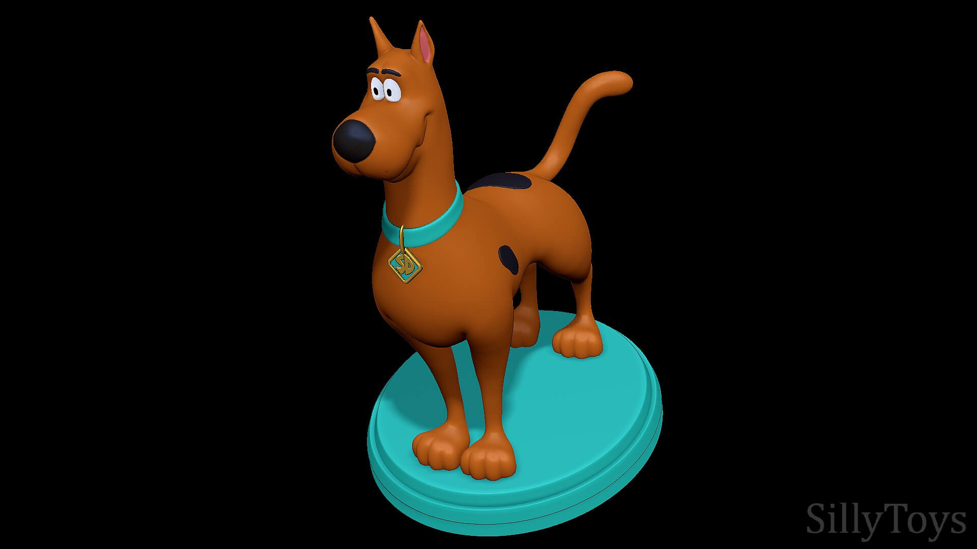 Scooby-Doo 3D Model by SillyToys