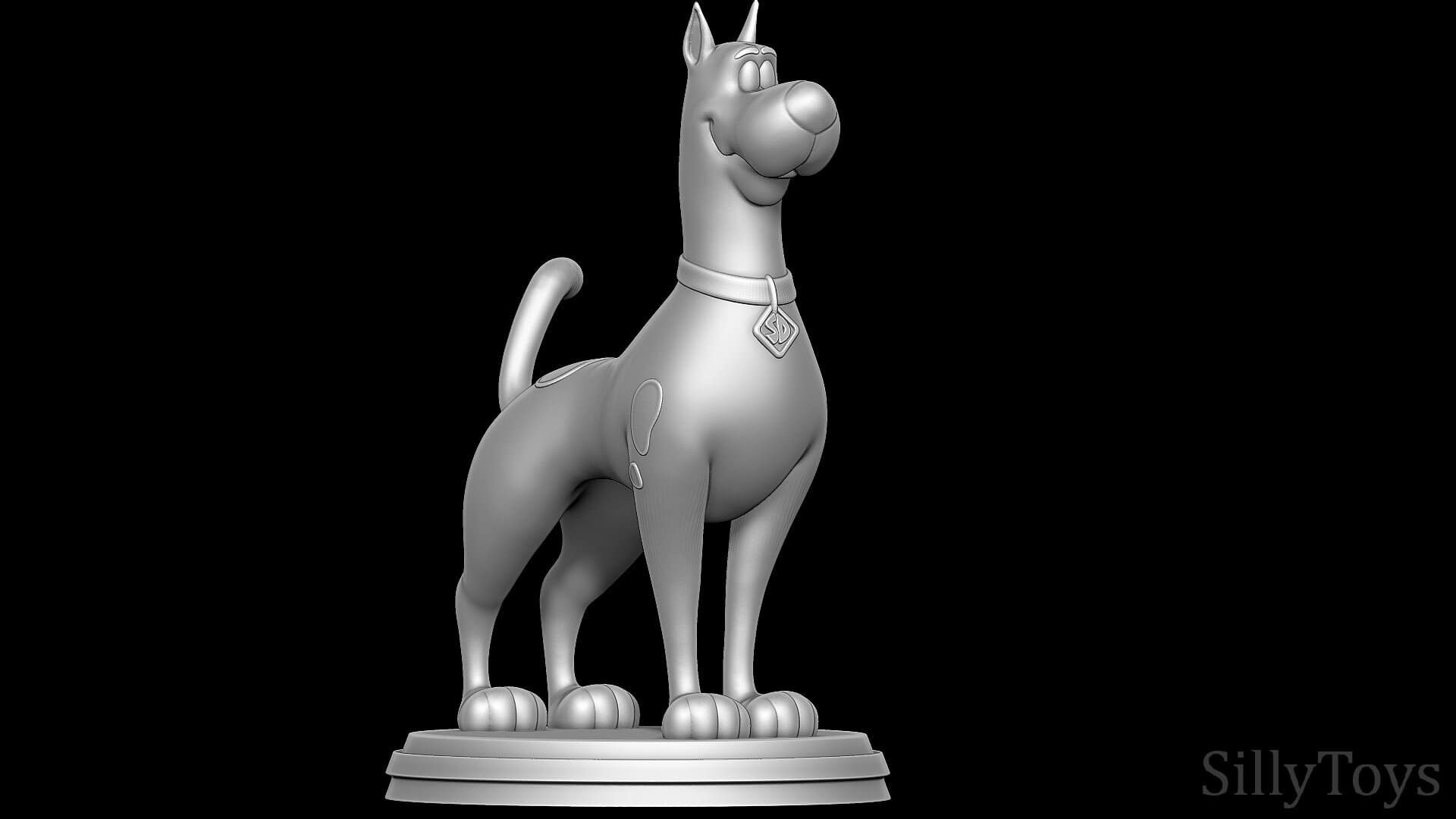 Scooby-Doo 3D Model by SillyToys