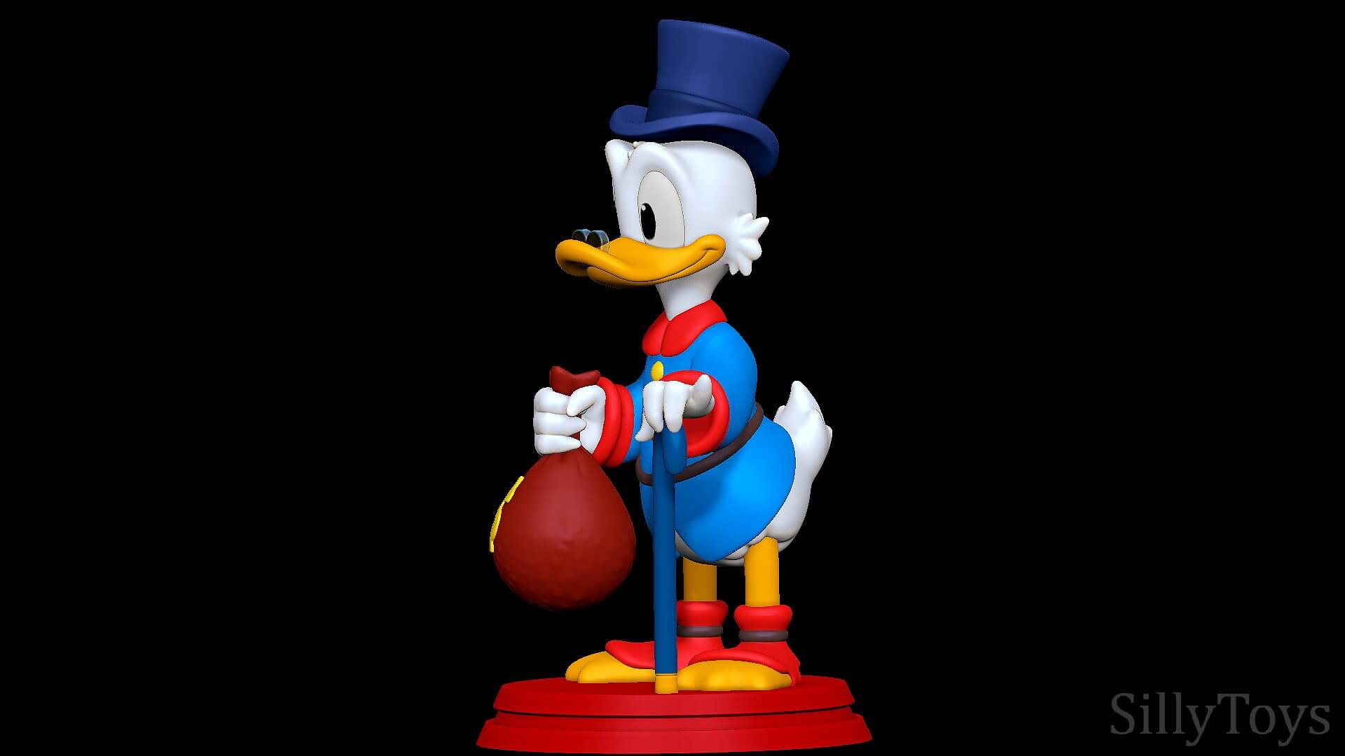Scrooge McDuck - 3D Model by SillyToys