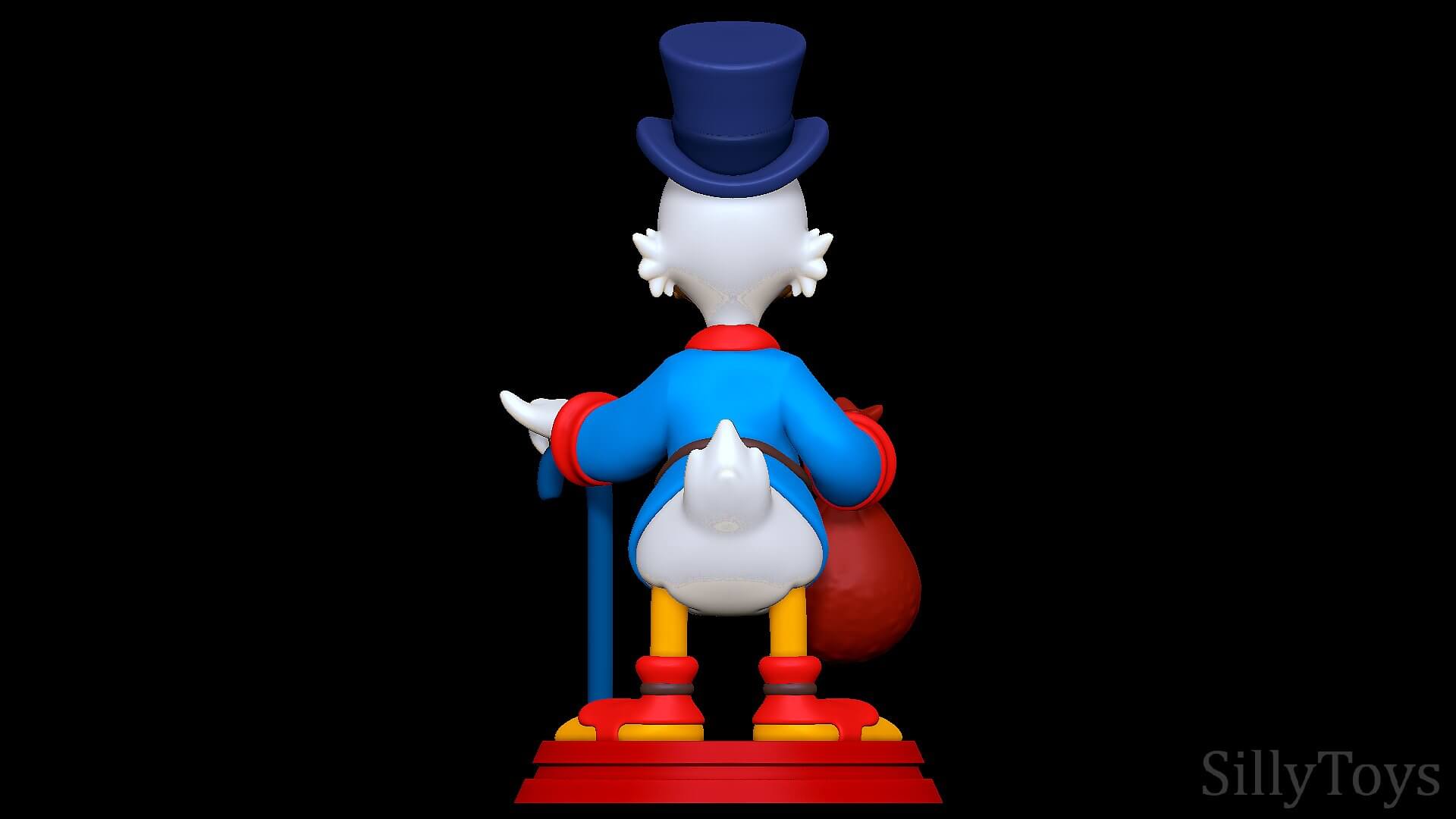 Scrooge McDuck - 3D Model by SillyToys