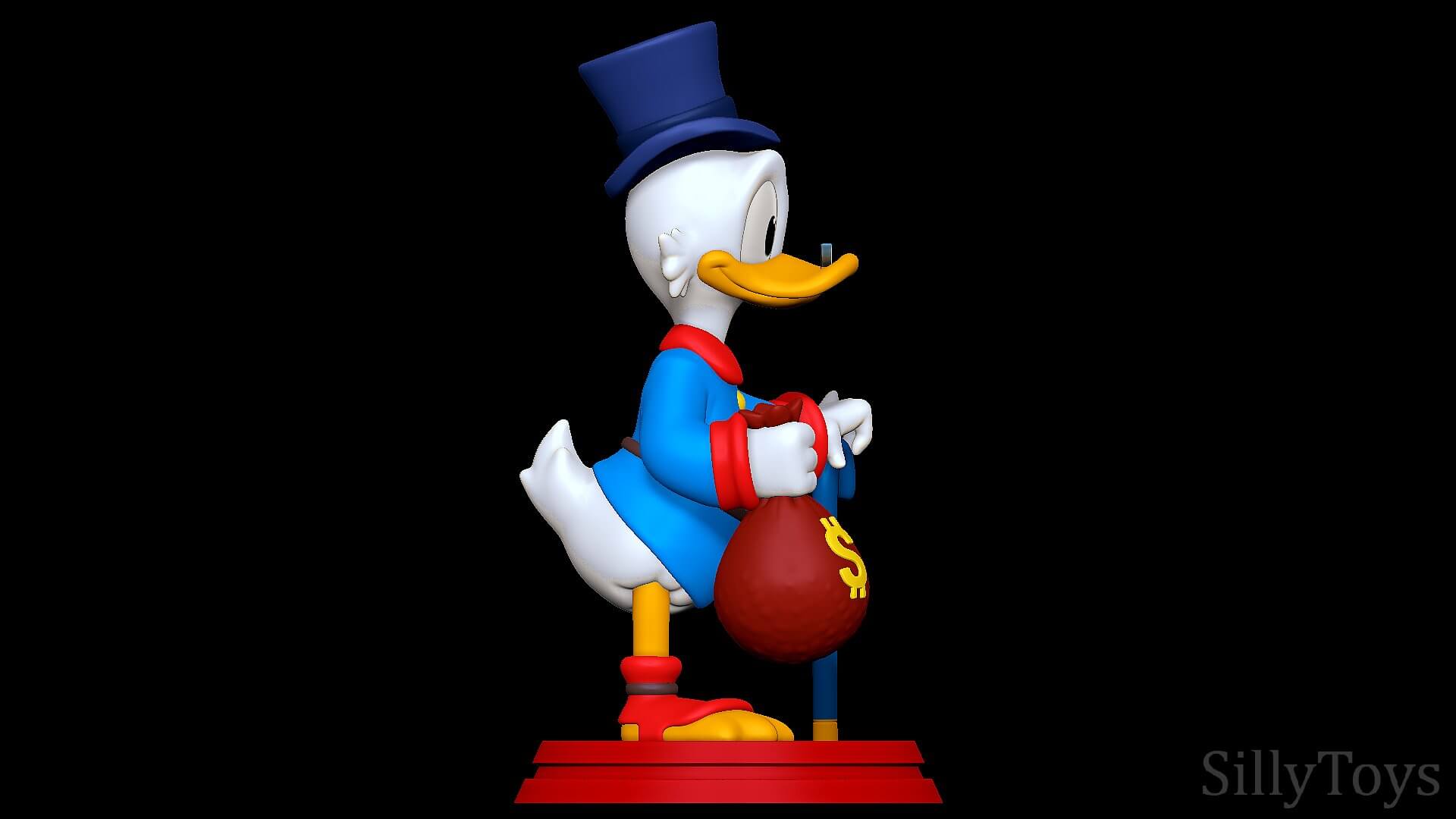 Scrooge McDuck - 3D Model by SillyToys