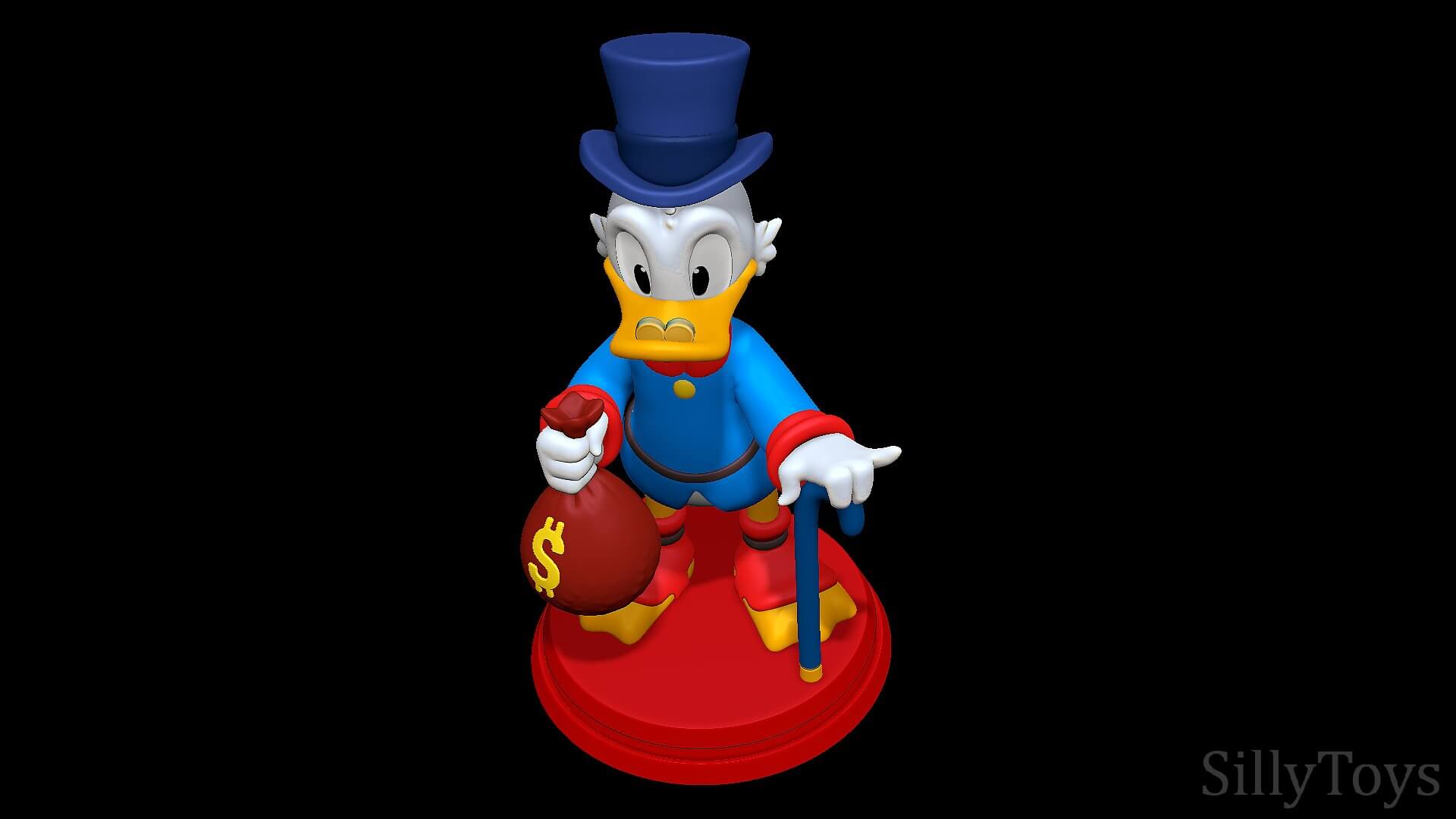 Scrooge McDuck - 3D Model by SillyToys