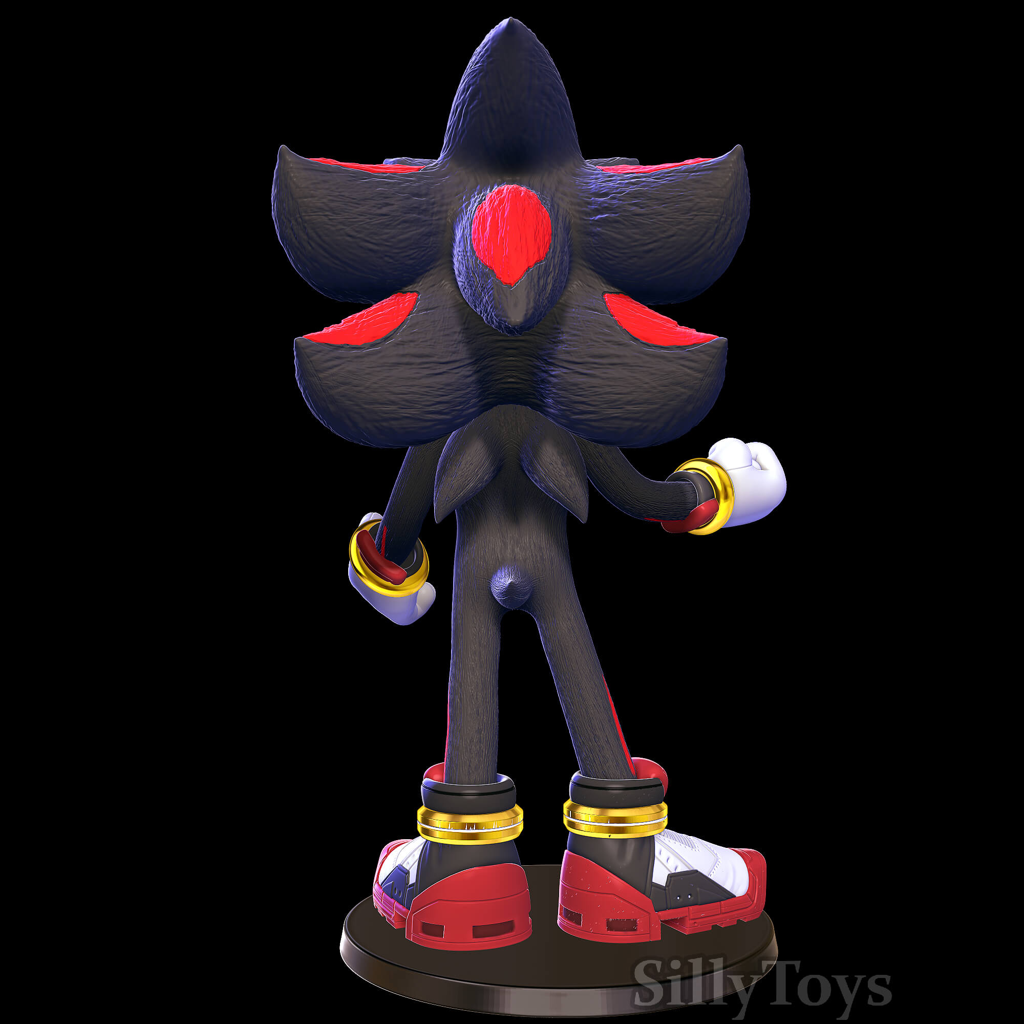 Shadow The Hedgehog Is a Black and Red Hedgehog From The Son - 3D Model ...