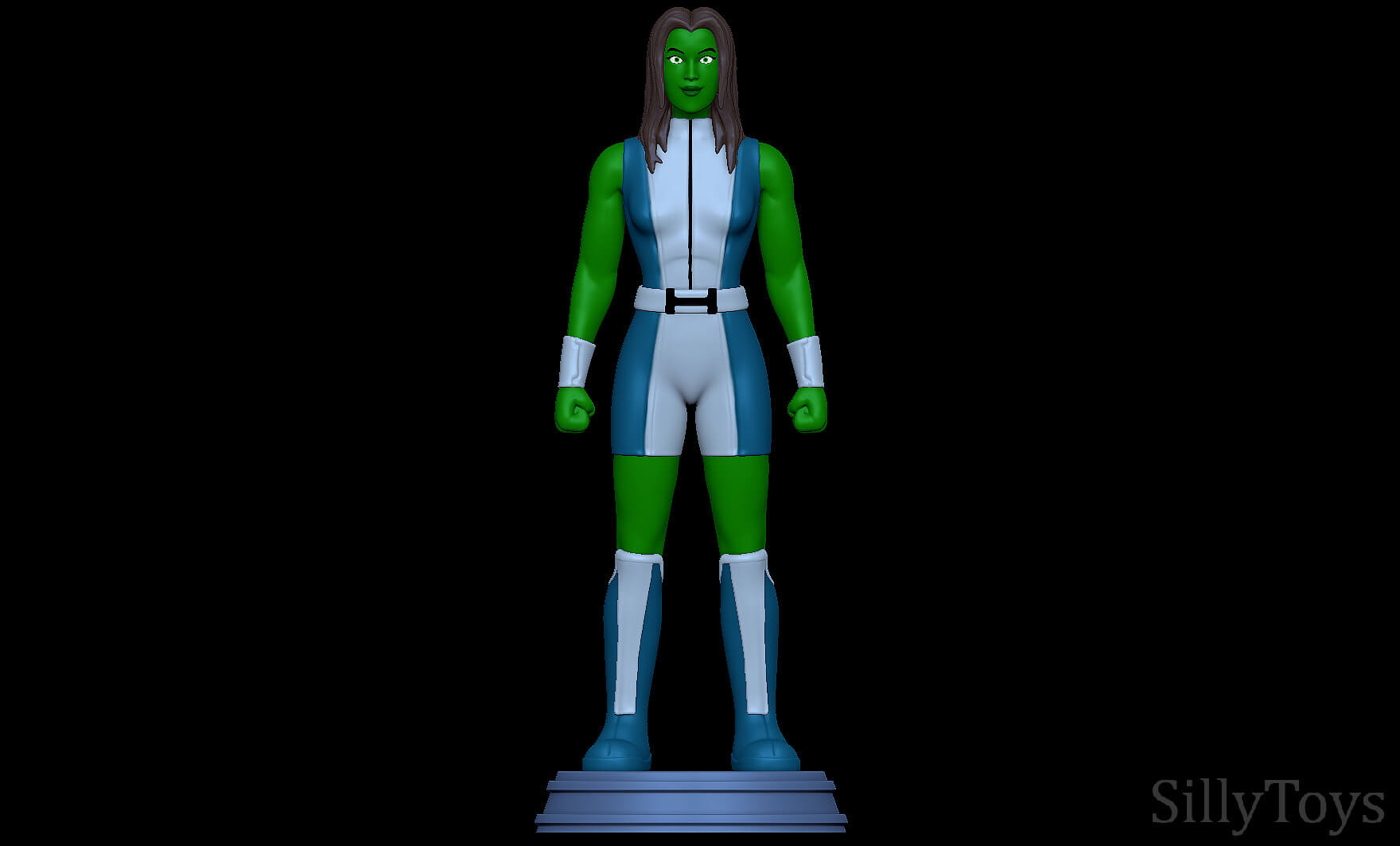 She-Hulk - Hulk and The Agents of S.M.A.S.H 3D Print Model by SillyToys