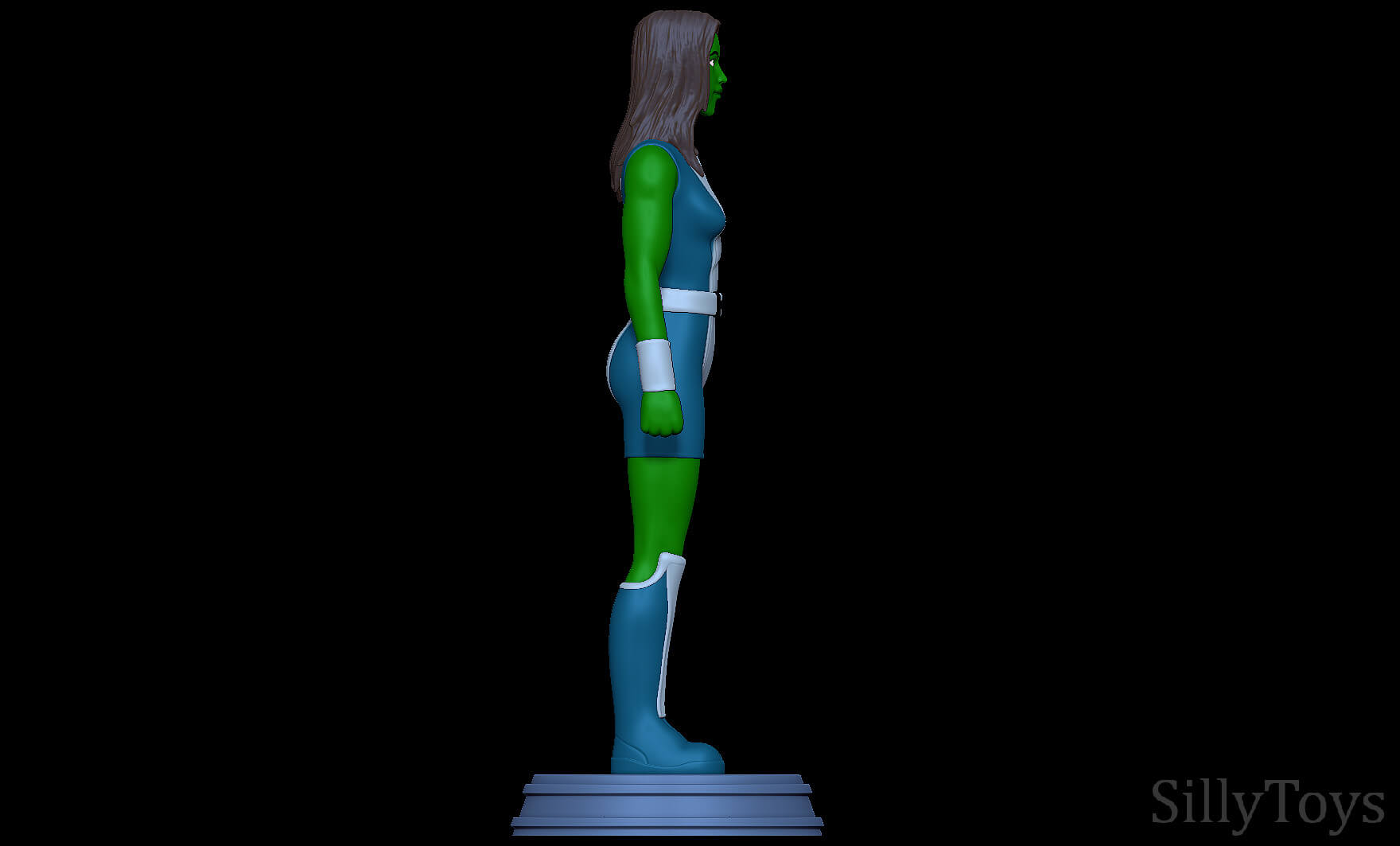 She-Hulk - Hulk and The Agents of S.M.A.S.H 3D Print Model by SillyToys