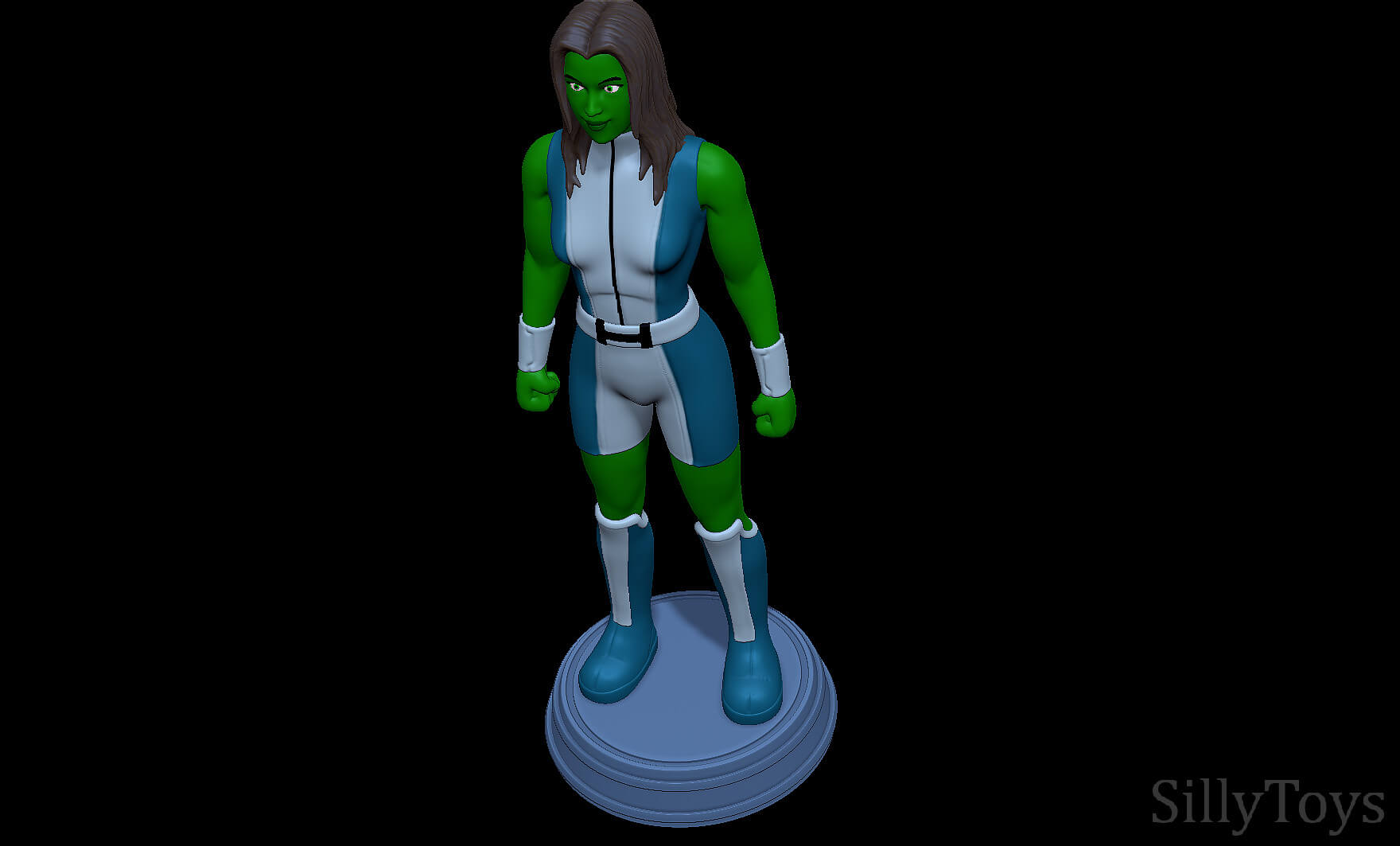 She-Hulk - Hulk and The Agents of S.M.A.S.H 3D Print Model by SillyToys