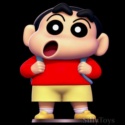 Shinnosuke Nohara - Crayon Shin-Chan 3D Model by SillyToys