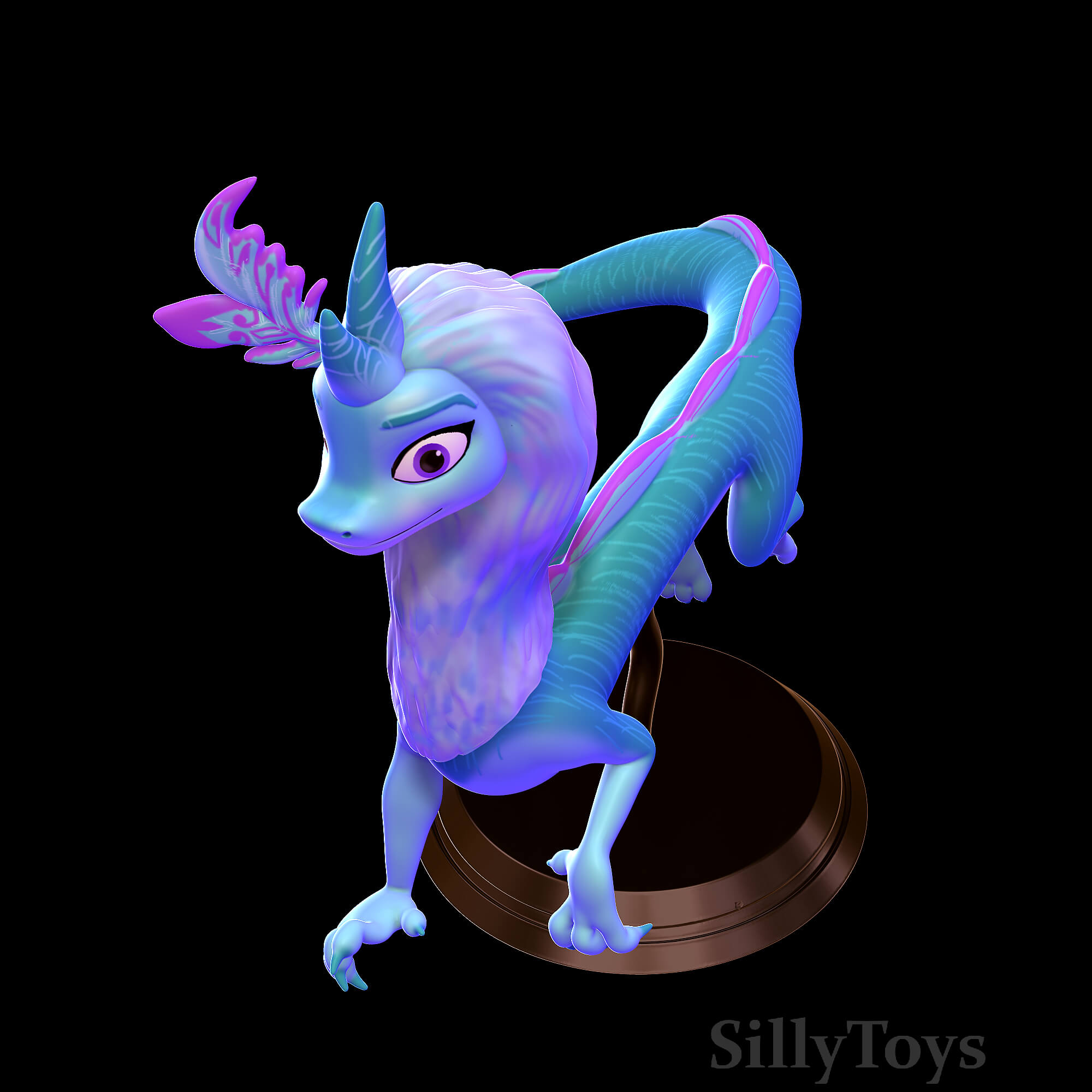 Sisu - Raya and The Last Dragon 3D Model by SillyToys