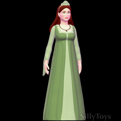 Sleeping Beauty - Shrek 3D Model by SillyToys