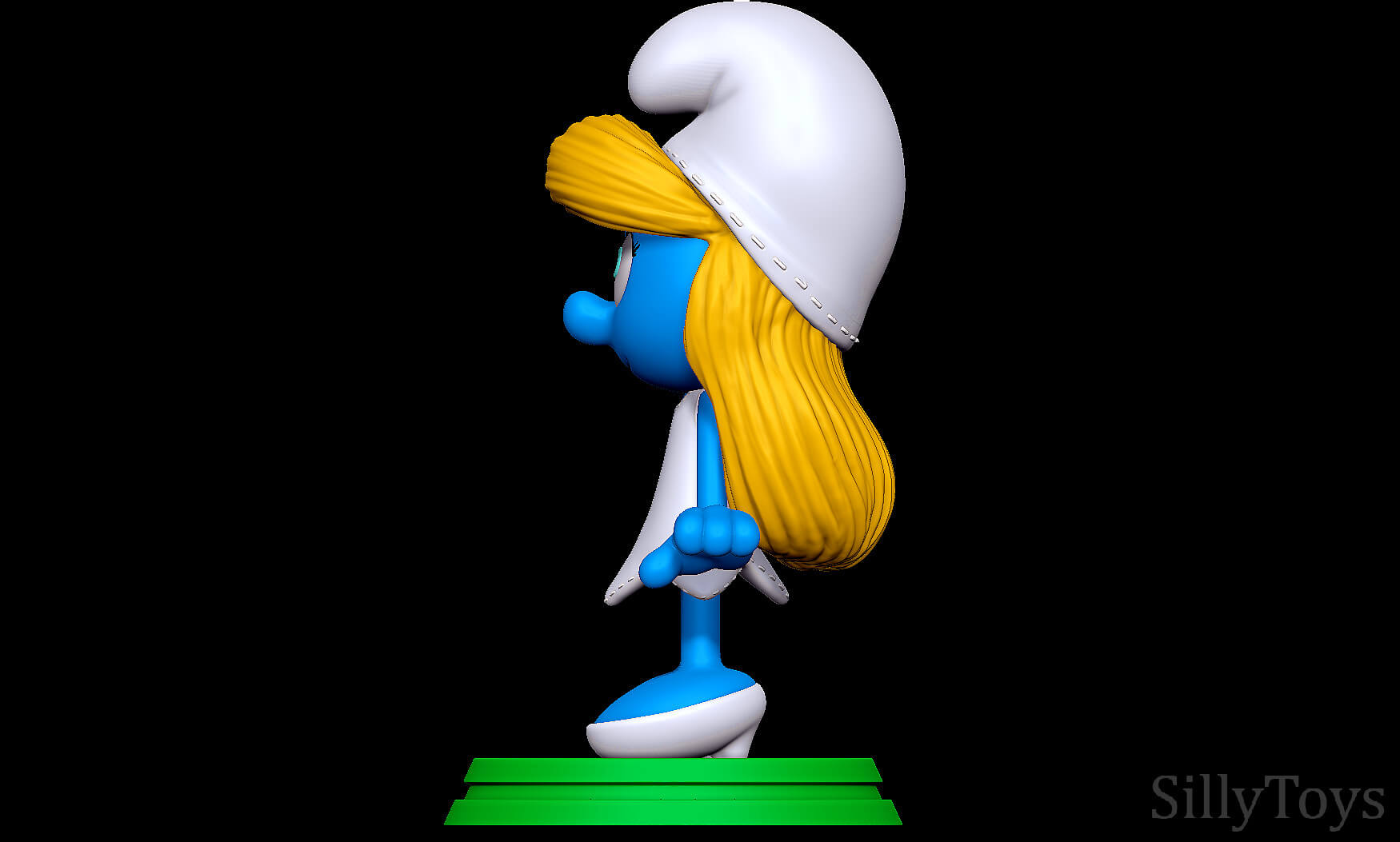 Smurfette - Smurfs 3D Model by SillyToys