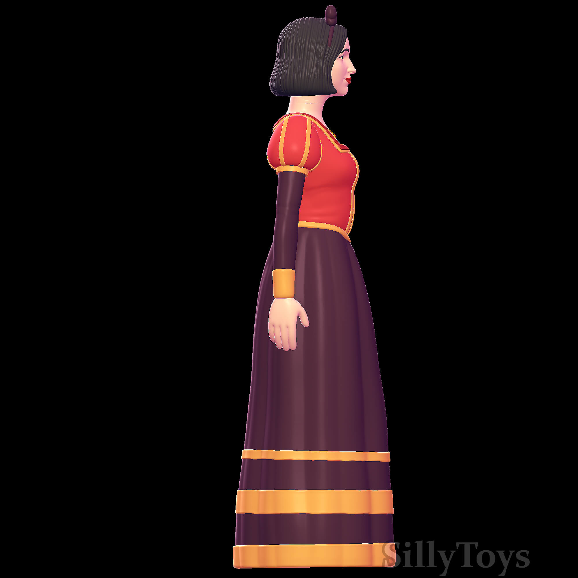 Snow White Shrek - 3D Model by SillyToys