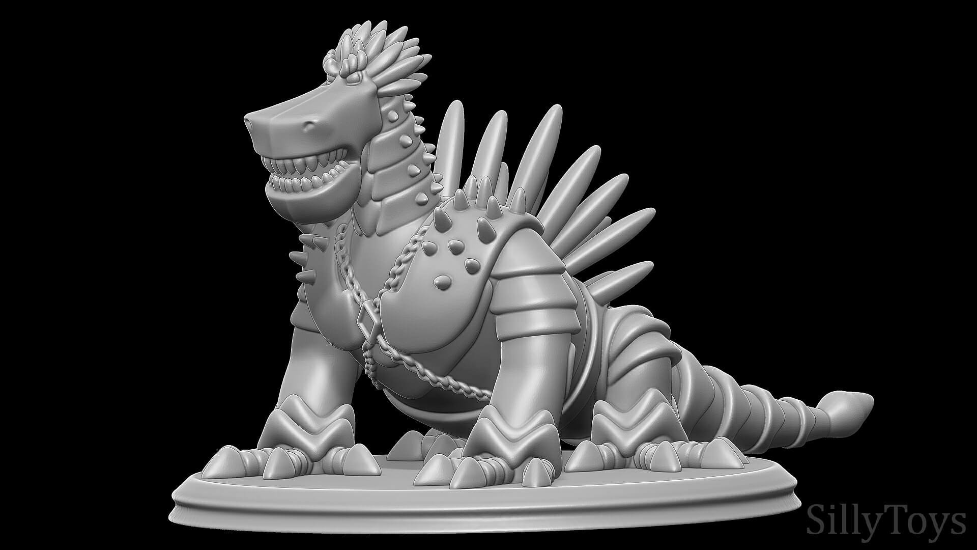 Sorrel, Ben, Firedrake and Nettlebrand - Dragon Rider 3D Model by SillyToys