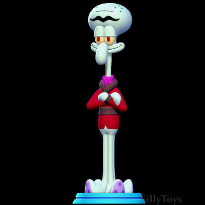 Squilliam Fancyson SpongeBob SquarePants - 3D Model by SillyToys