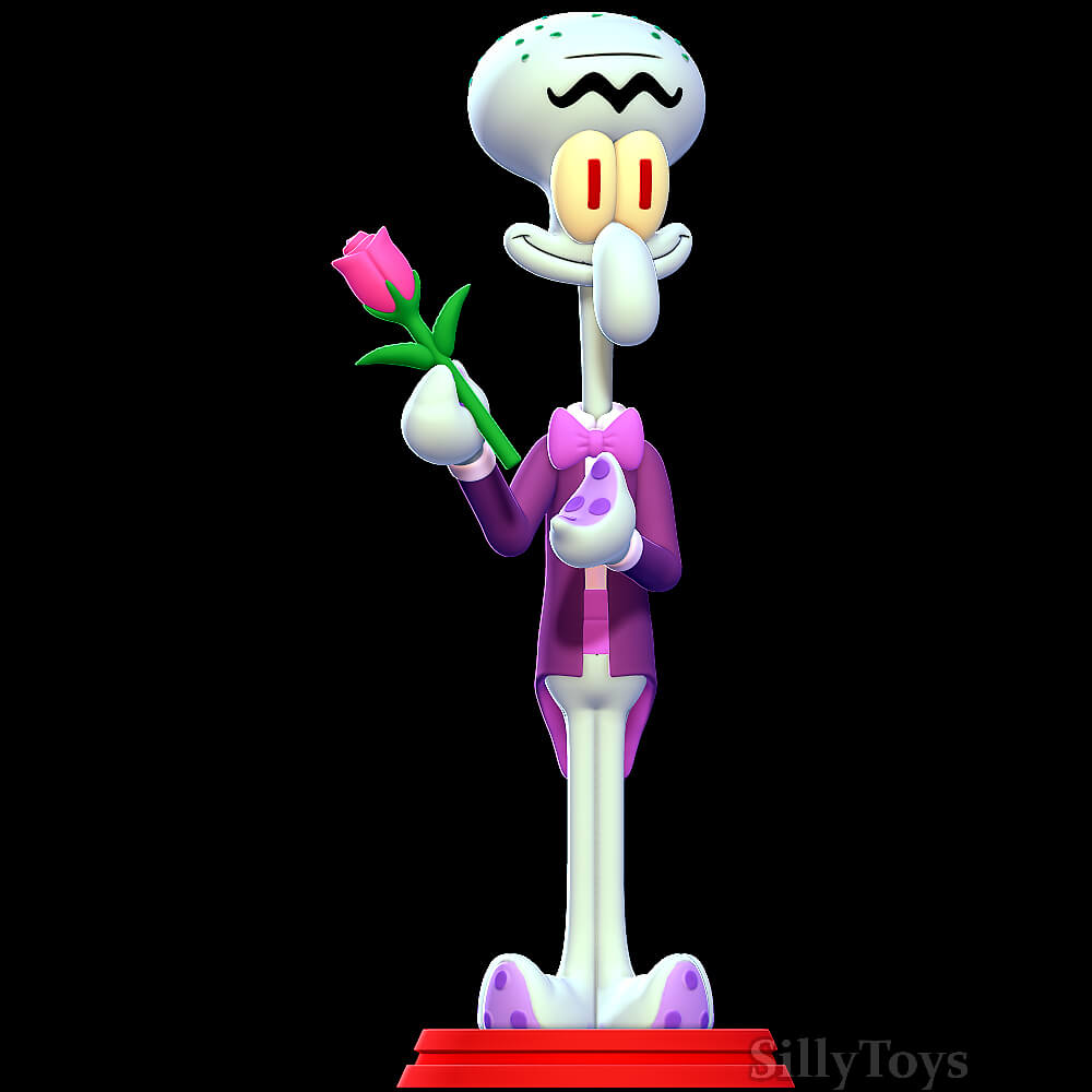 Squilliam Fancyson - SpongeBob SquarePants 3D Model by SillyToys