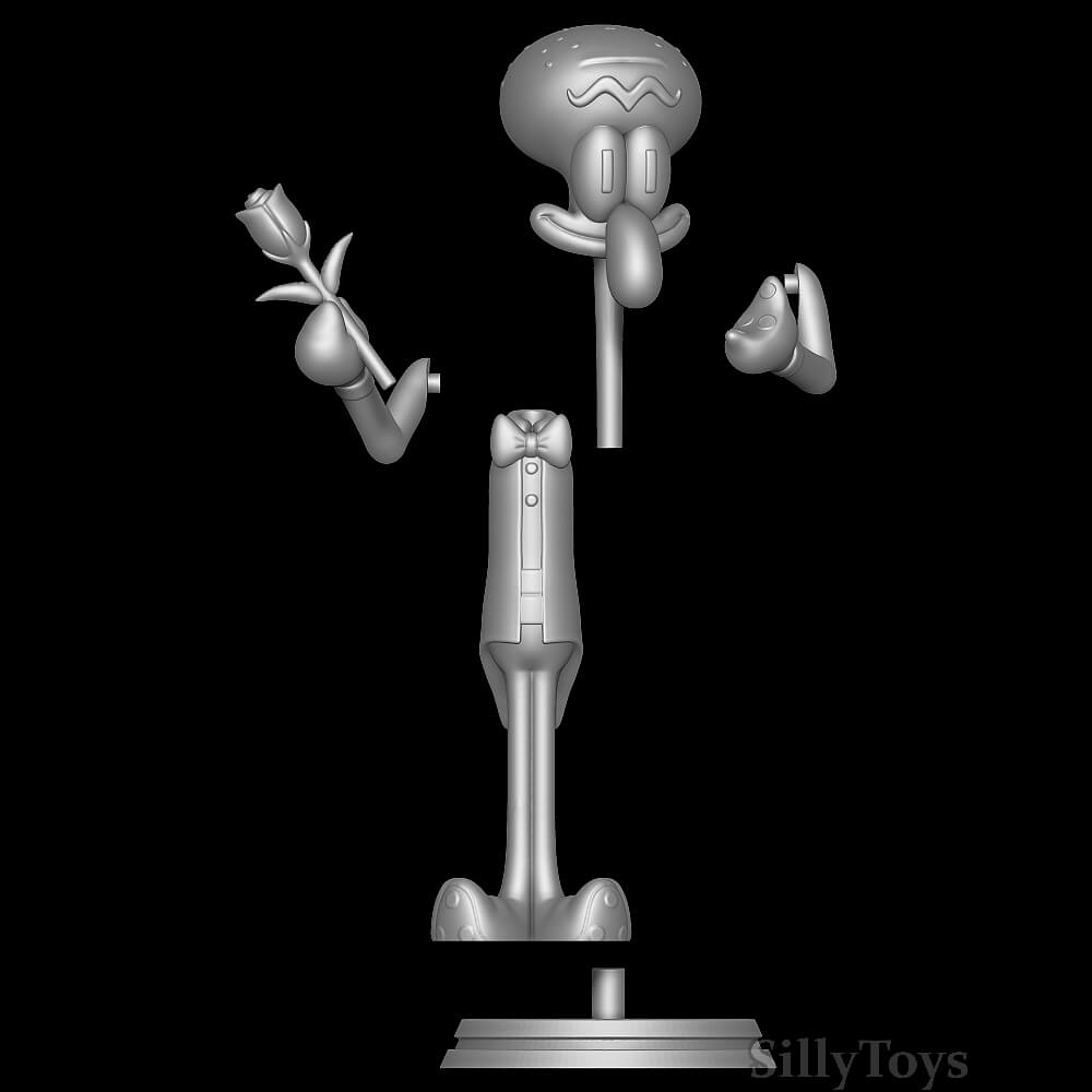 Squilliam Fancyson - SpongeBob SquarePants 3D Print Model by SillyToys