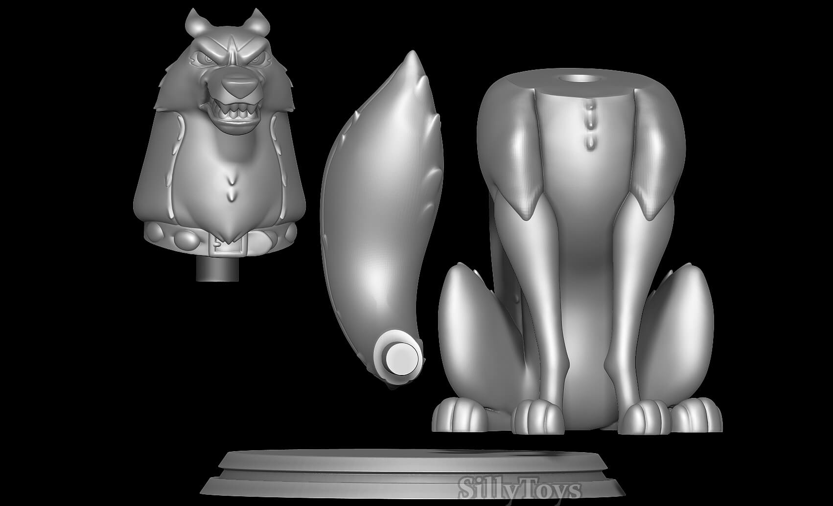 Steele - Balto 3D Model by SillyToys