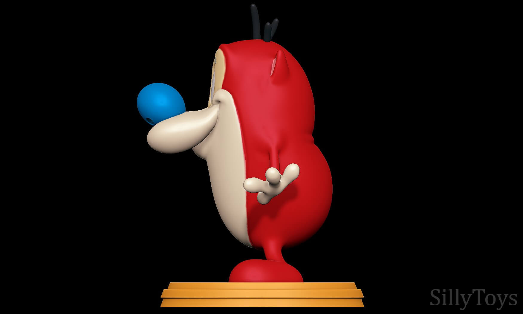 Stimpy - The Ren and Stimpy Show 3D Model by SillyToys