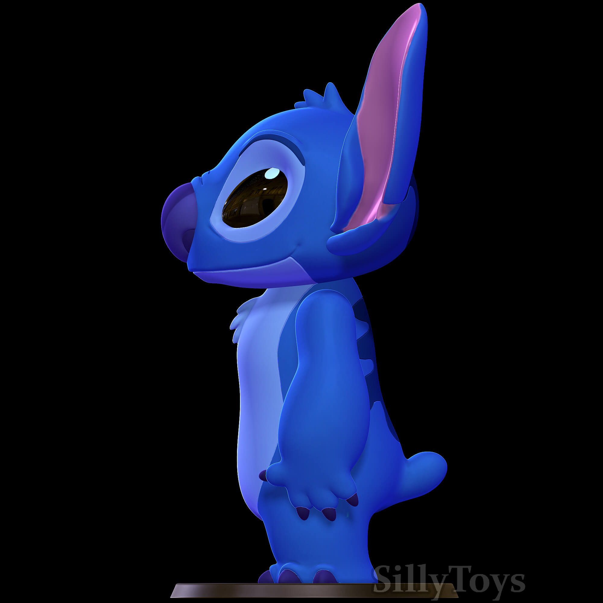 Stitch - Lilo and Stitch Free 3D Model by SillyToys