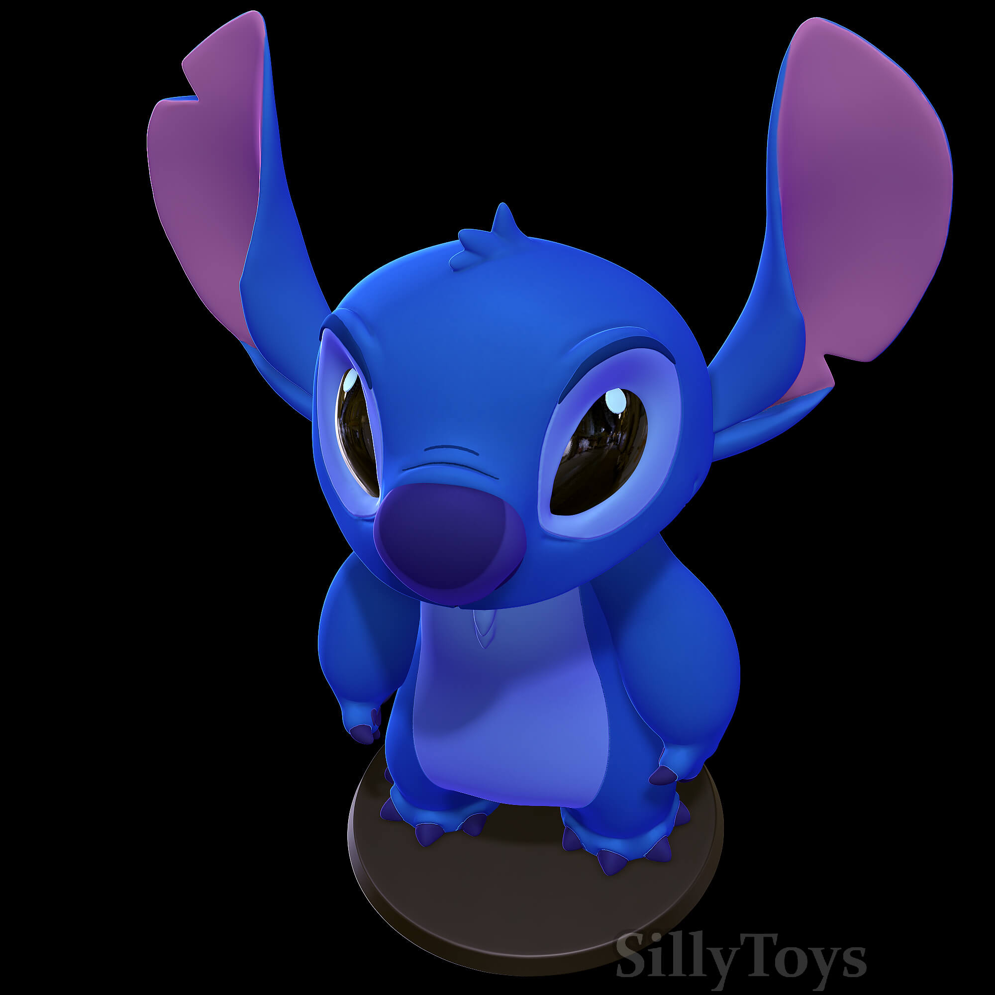 Stitch - Lilo and Stitch Free 3D Model by SillyToys