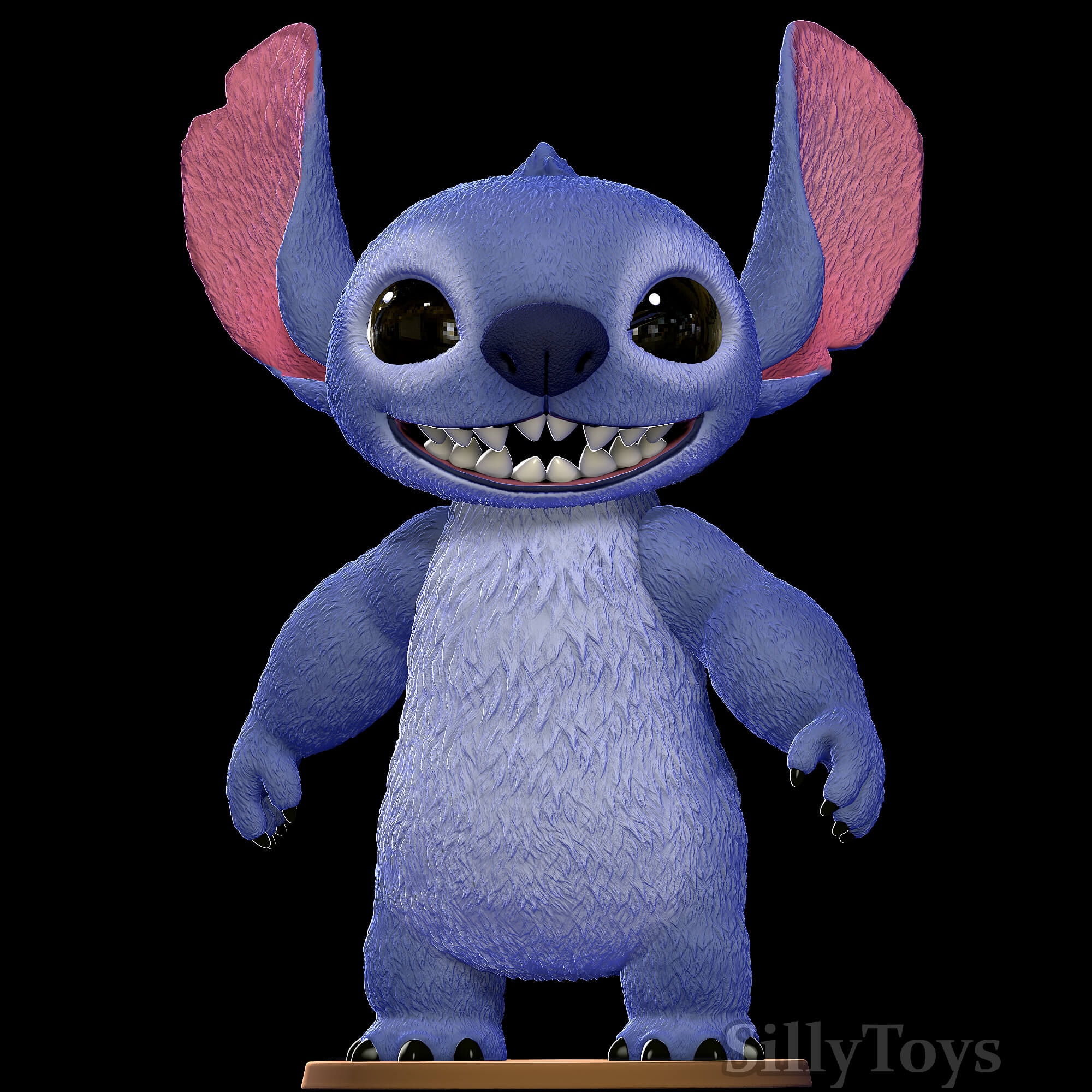 Stitch - Lilo & Stitch 2025 3D Model by SillyToys