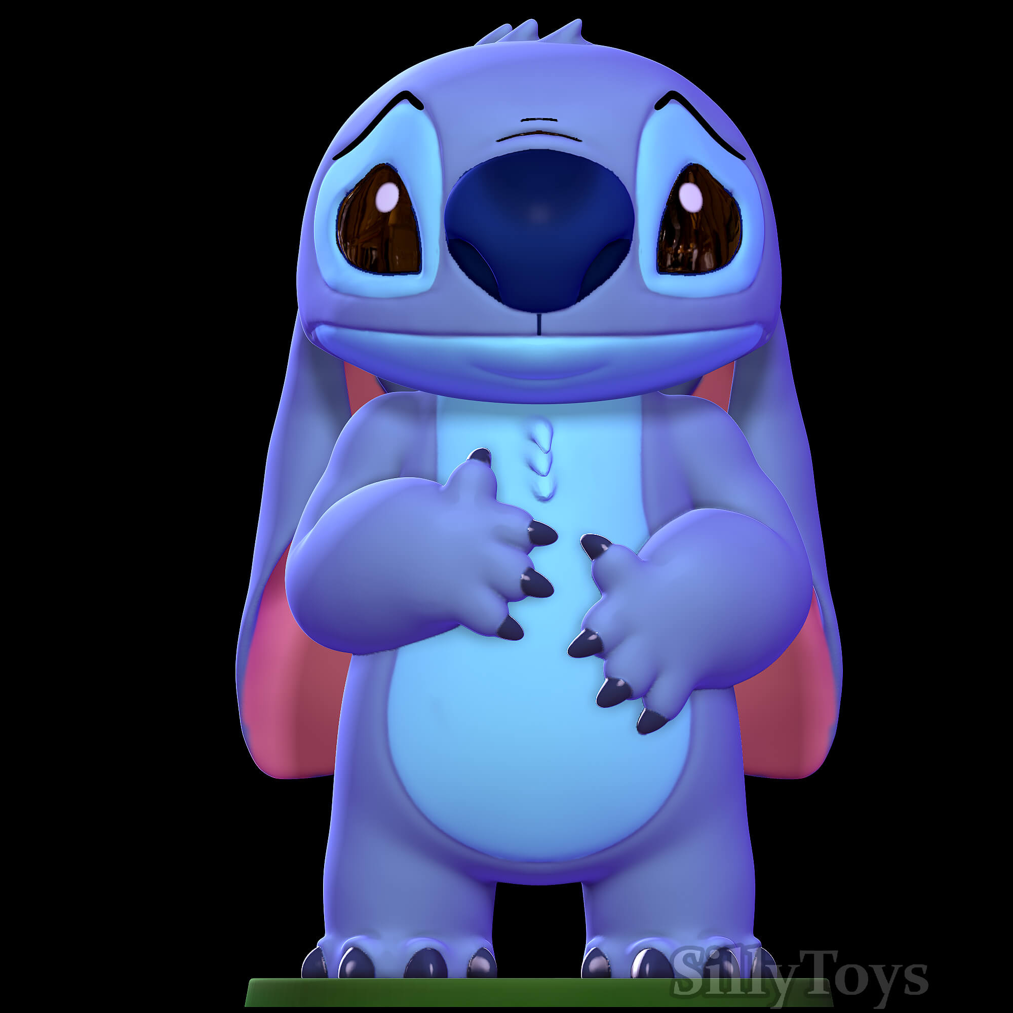 Stitch Sad - Lilo and Stitch 3D Model by SillyToys