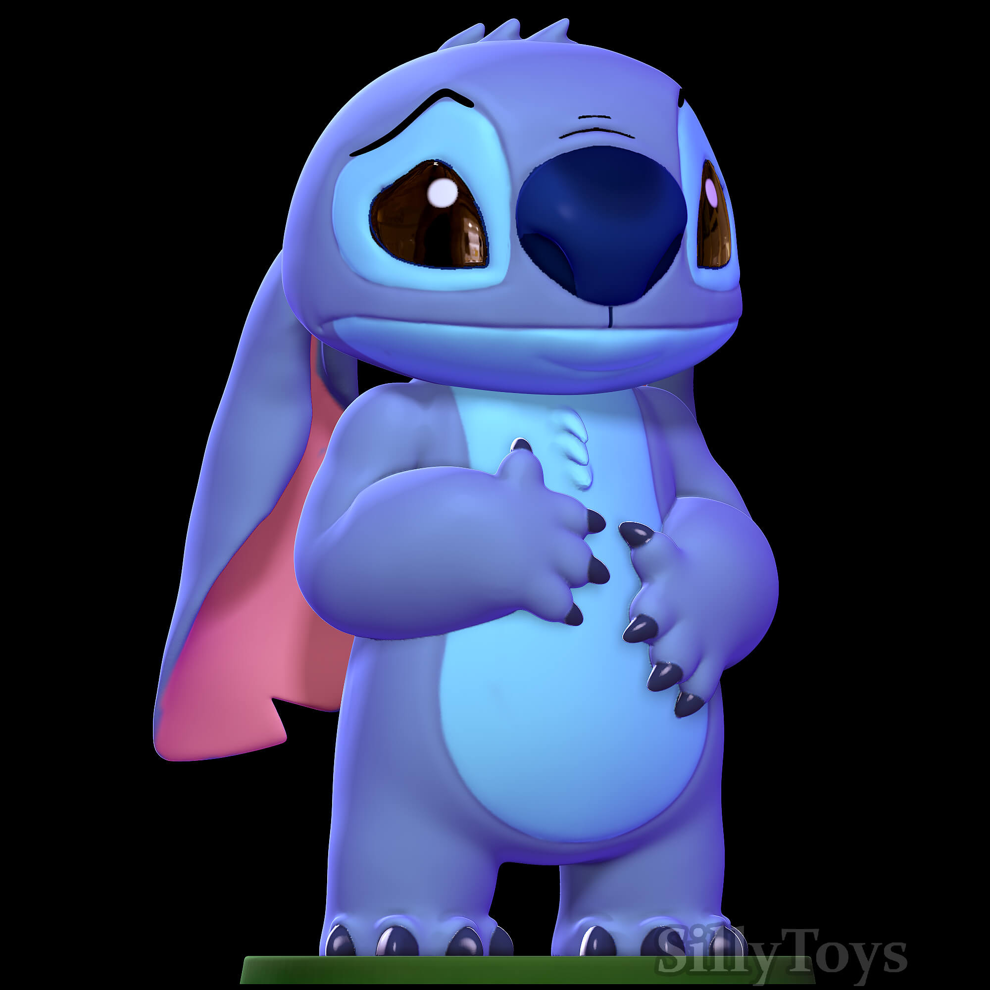 Stitch Sad - Lilo and Stitch 3D Model by SillyToys