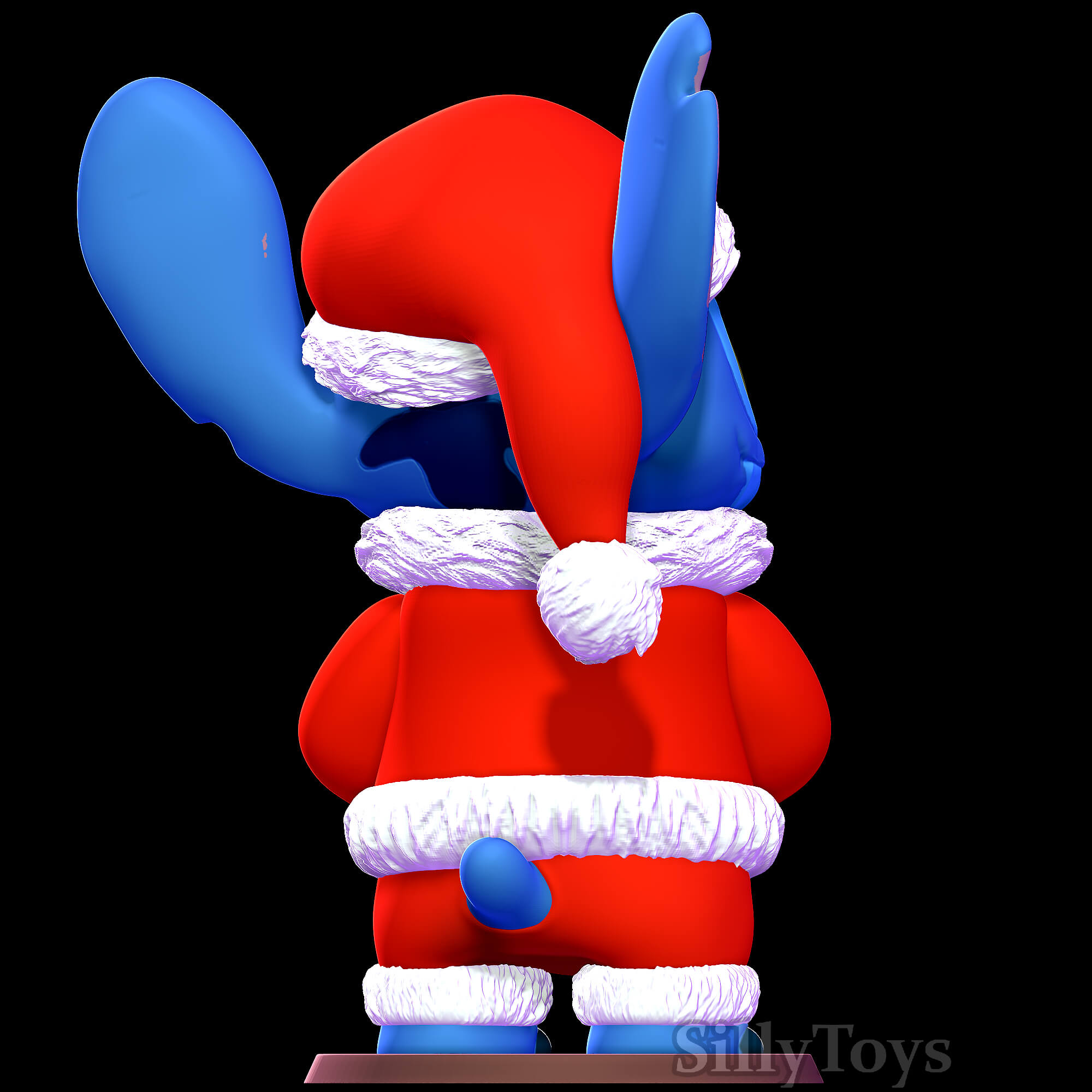 Stitch With Scrump Christmas - Lilo and Stitch 3D Model by SillyToys