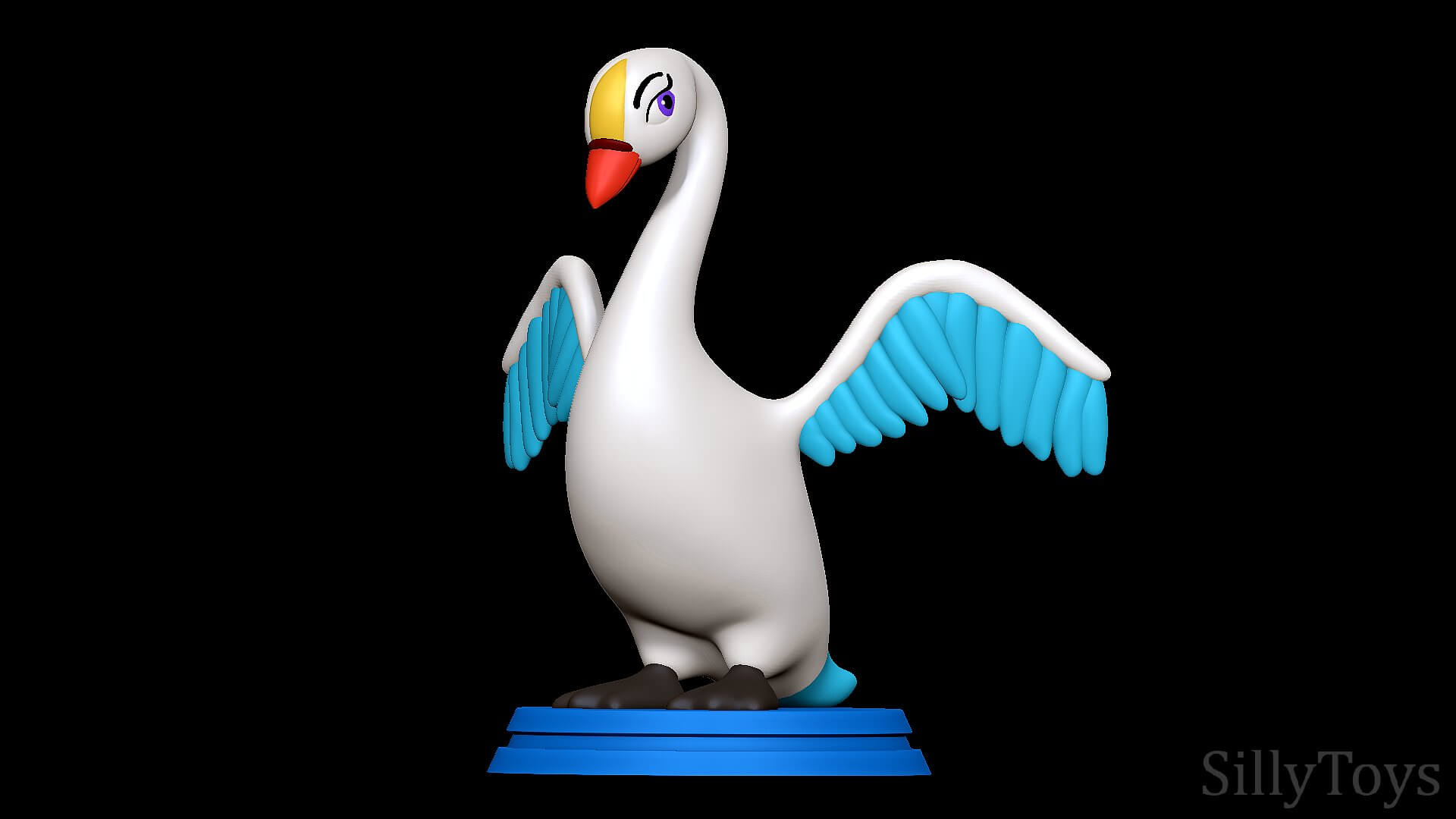 Swan Princess Odette - The Swan Princess 3D Model by SillyToys