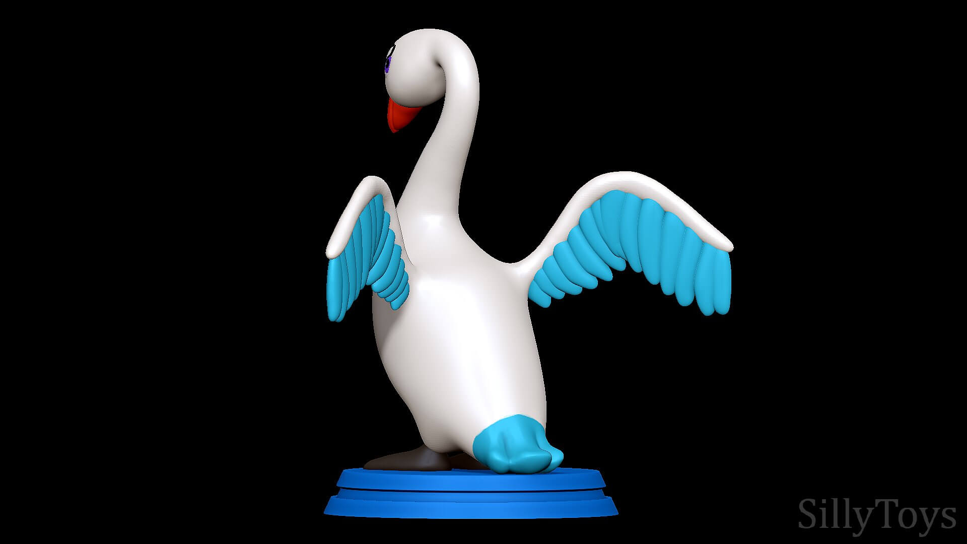 Swan Princess Odette - The Swan Princess 3D Model by SillyToys