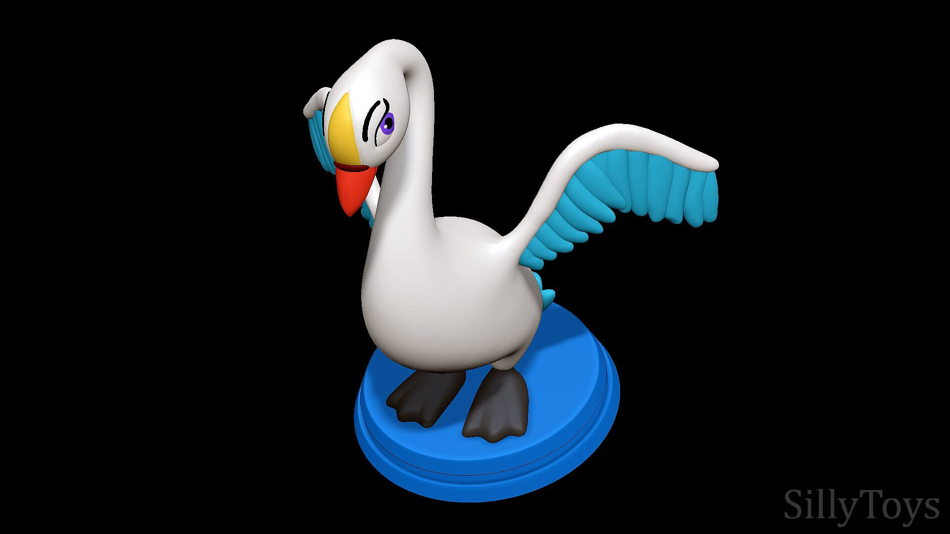 Swan Princess Odette - The Swan Princess 3D Model by SillyToys