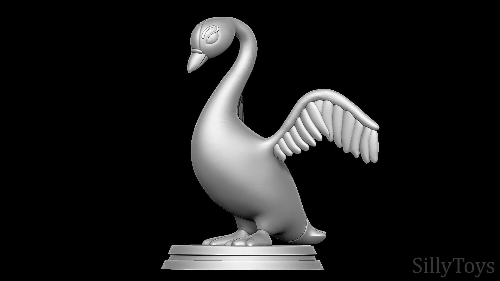 Swan Princess Odette - The Swan Princess 3D Model by SillyToys