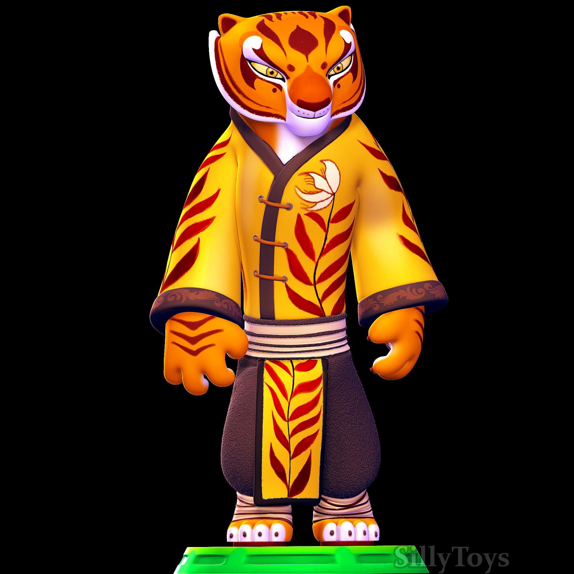 Tigress - Kung Fu Panda 3 3D Model by SillyToys