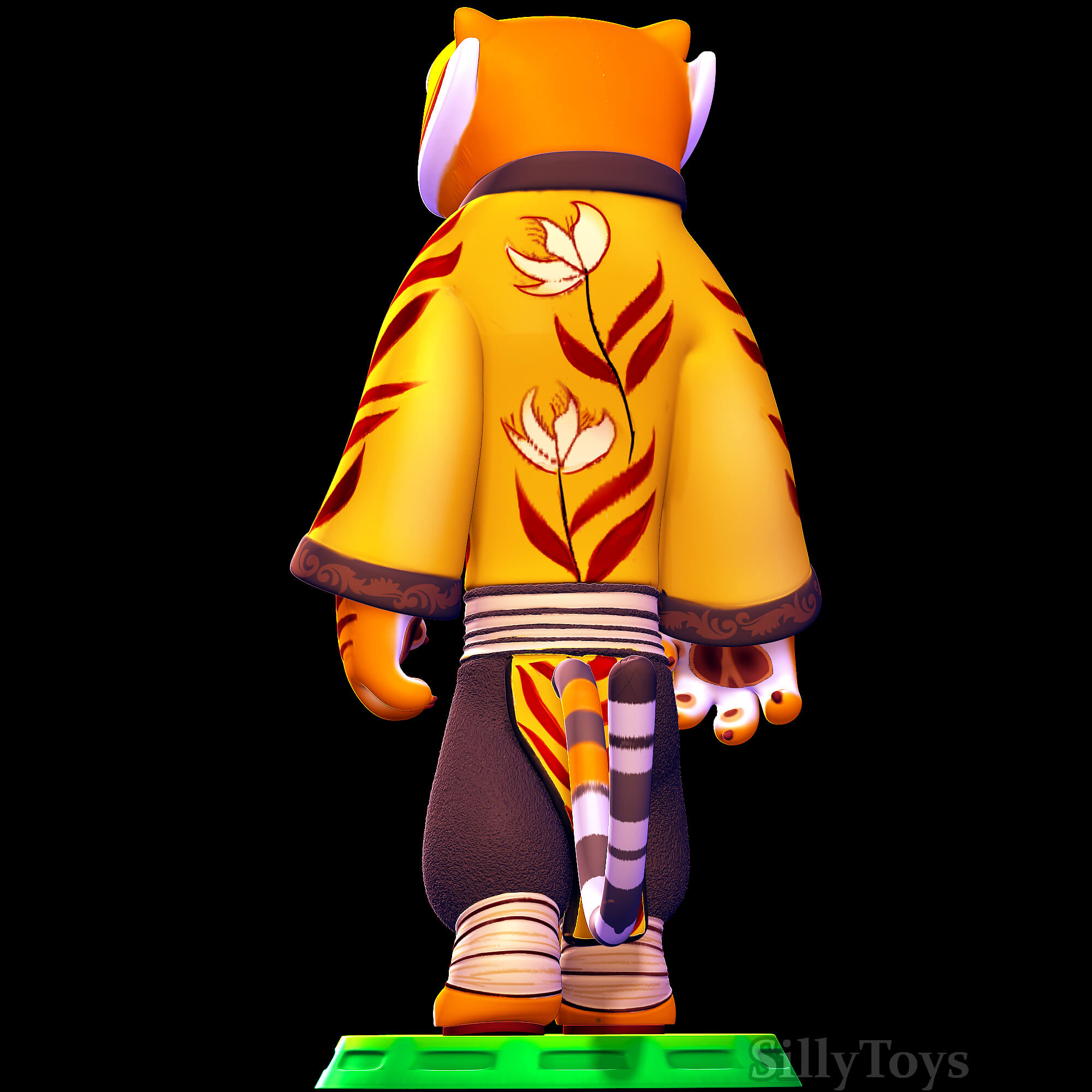 Tigress - Kung Fu Panda 3 3D Model by SillyToys