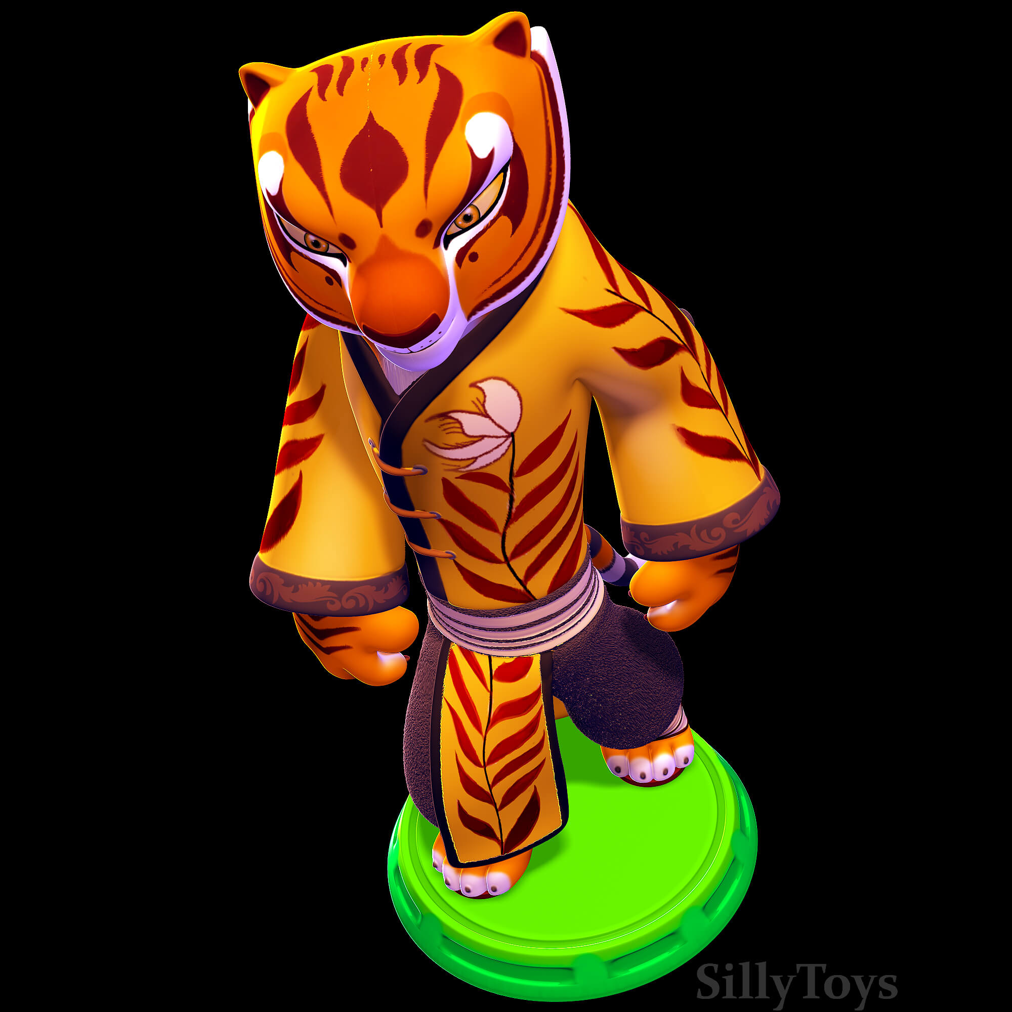 Tigress - Kung Fu Panda 3 3D Model by SillyToys