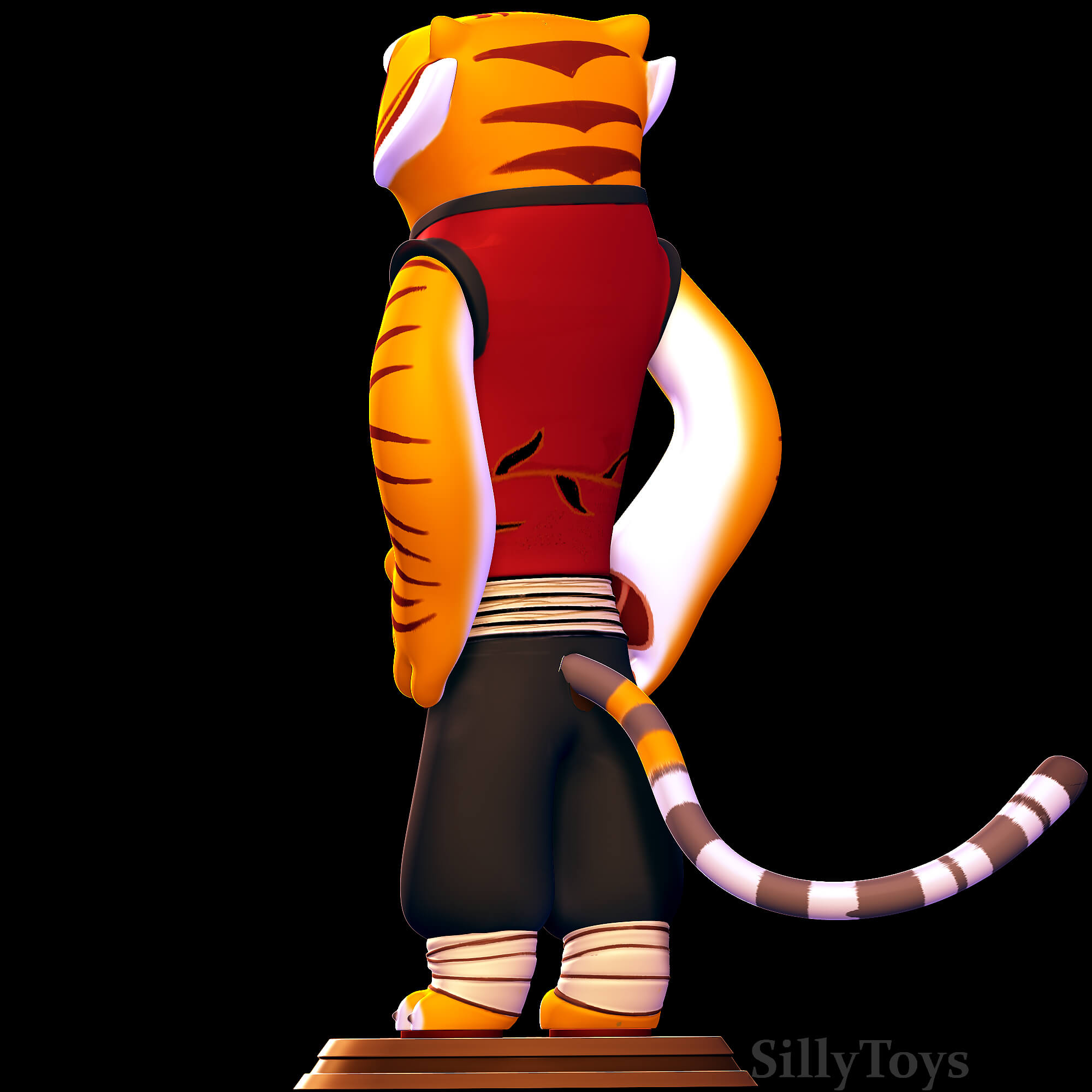 Tigress - Kung Fu Panda 3D Model by SillyToys