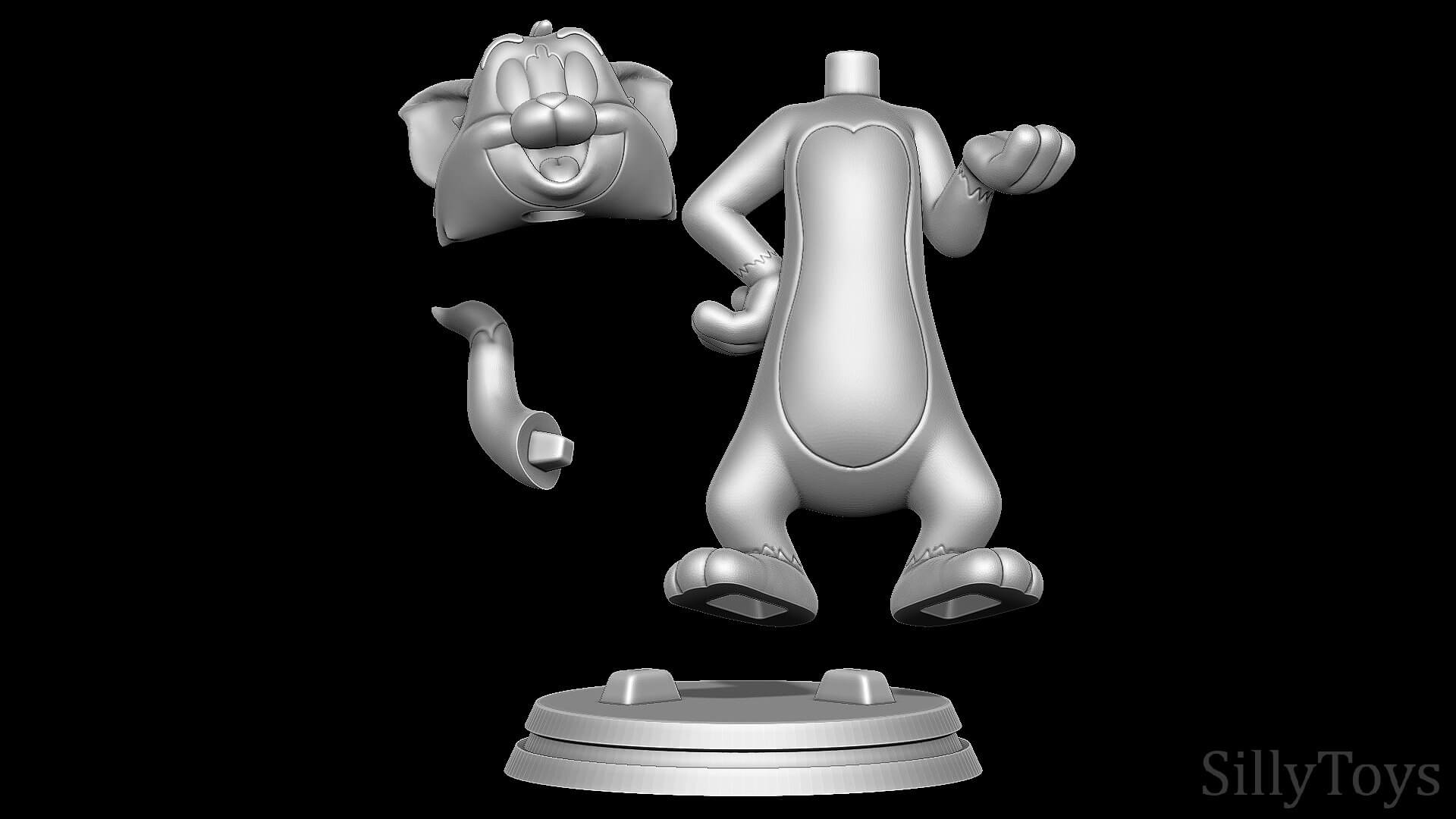 Tom and Jerry - 3D Model by SillyToys
